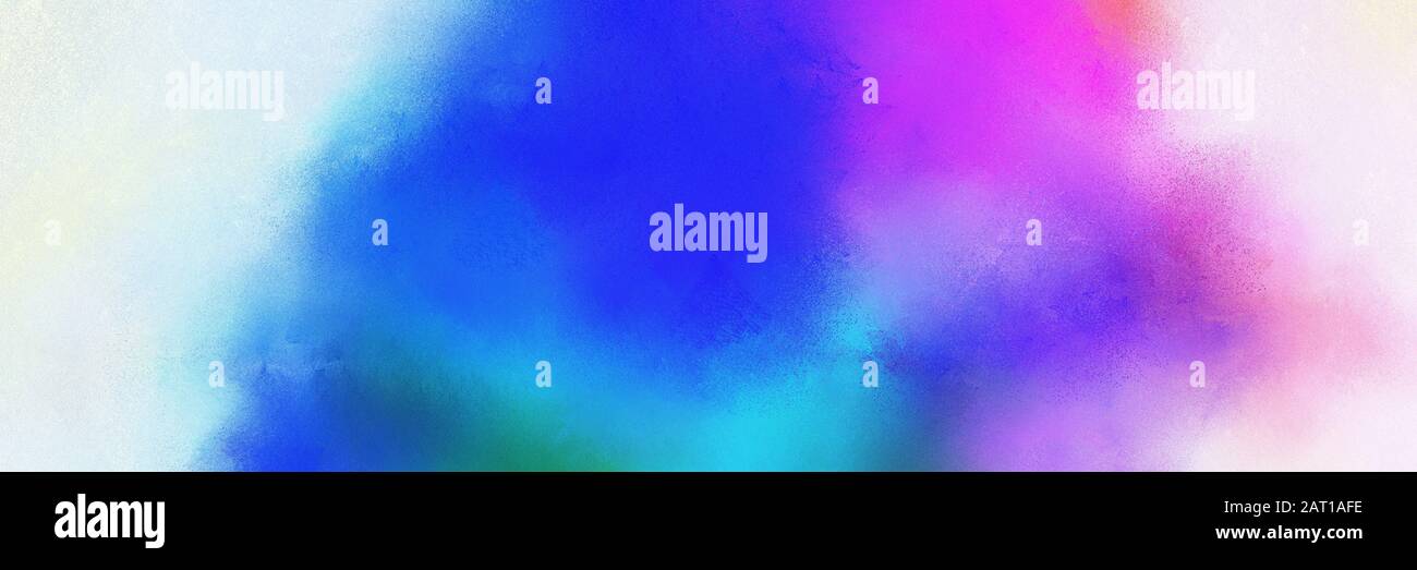 colorful and vibrant old horizontal background header with royal blue ...