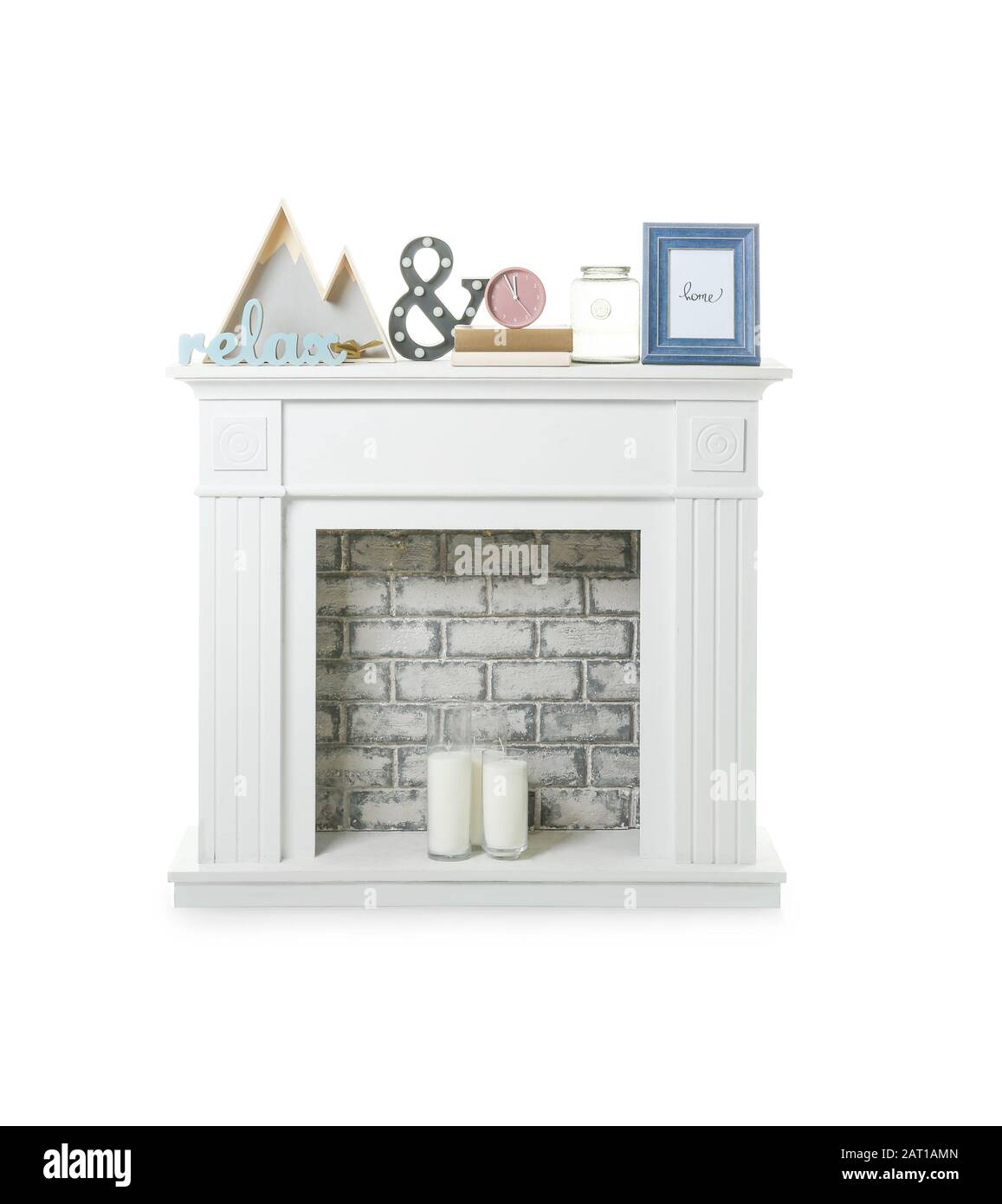 Cozy fireplace Cut Out Stock Images & Pictures - Alamy