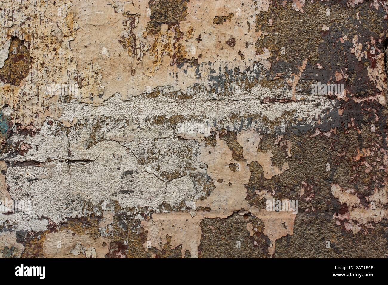 Old weathered grunge wall background texture pattern as abstract ...