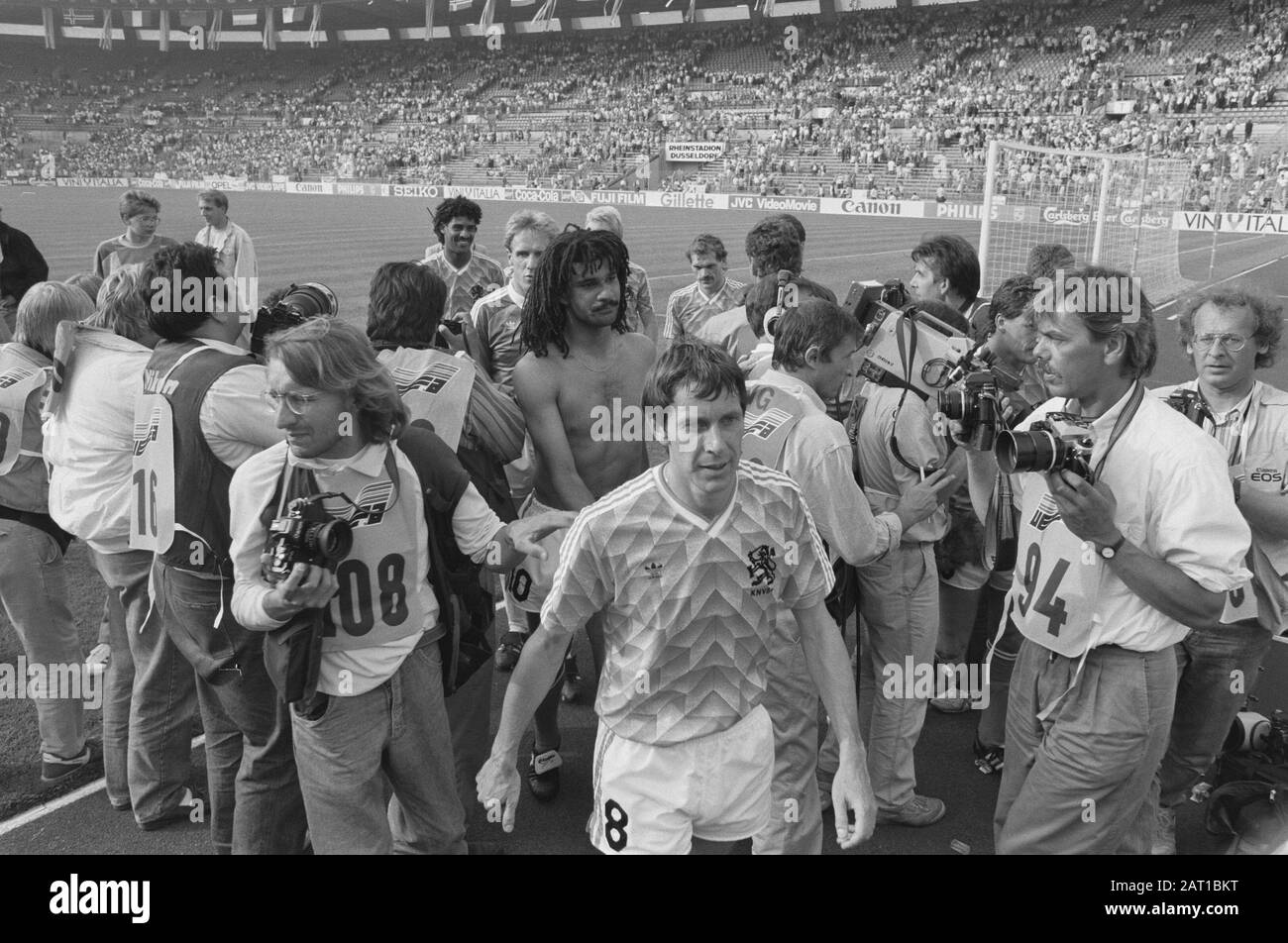 European Football Championship in West Germany; England versus ...