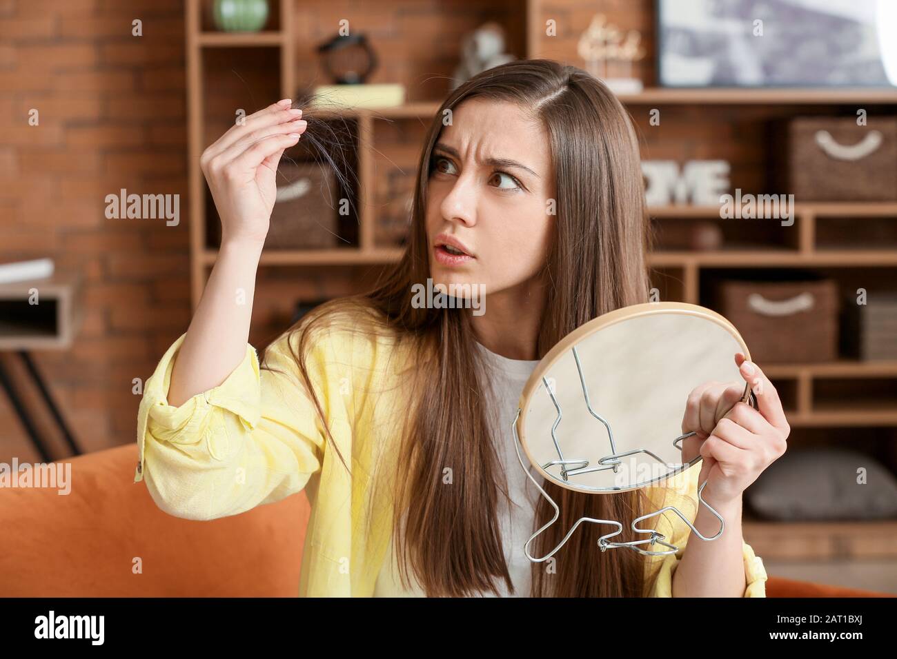 Worried balding hi-res stock photography and images - Alamy