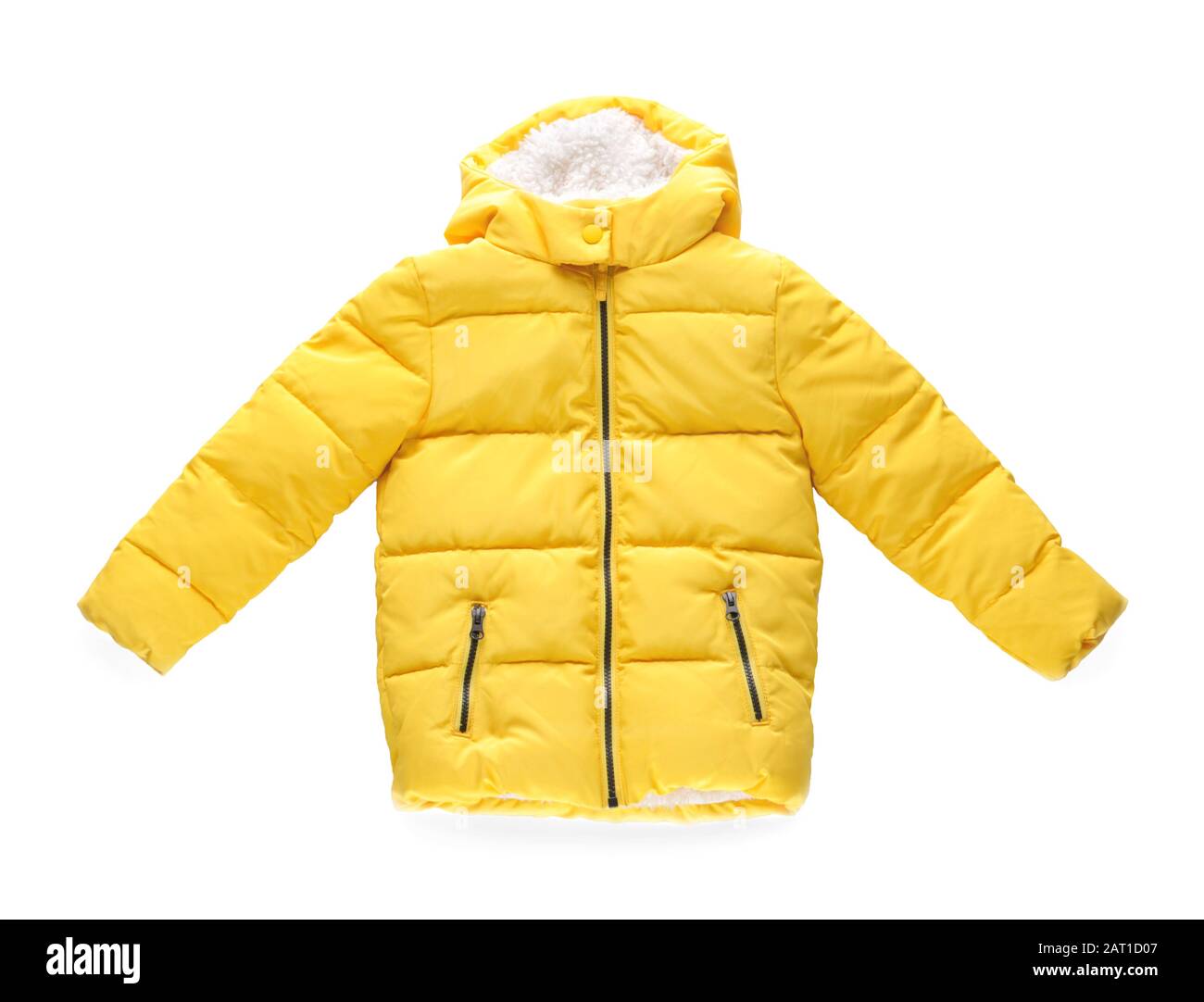 Stylish coat on white background Stock Photo - Alamy