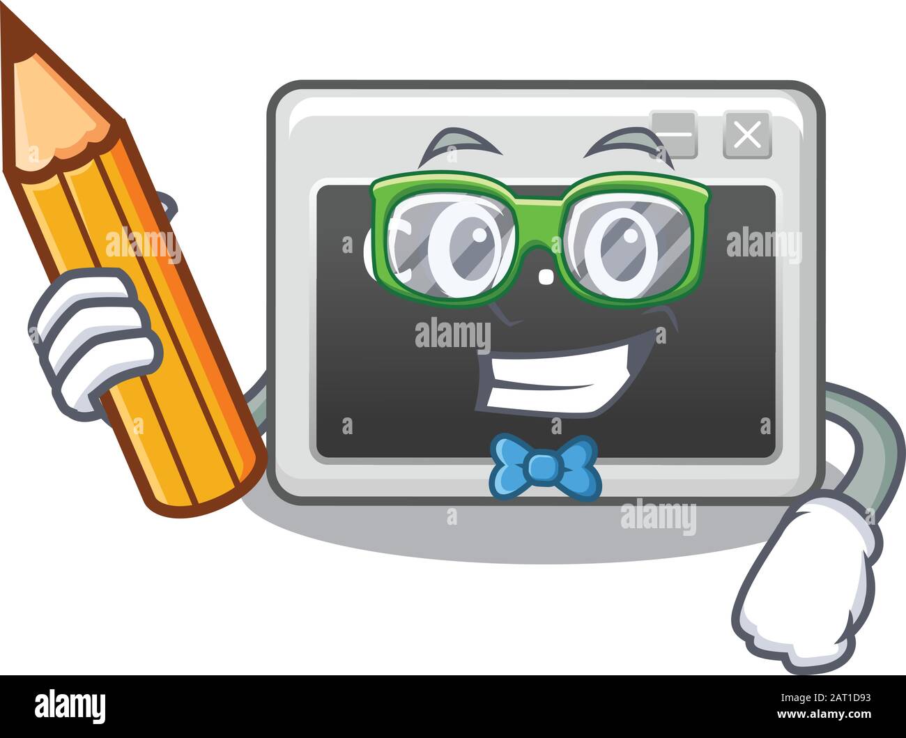 A picture of Student command window character holding pencil Stock ...
