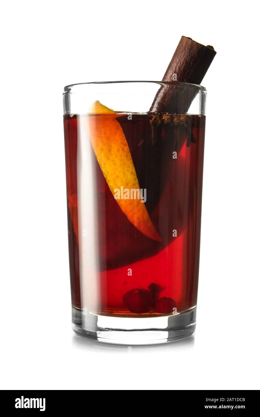 Mulled wine apple orange Cut Out Stock Images & Pictures - Alamy