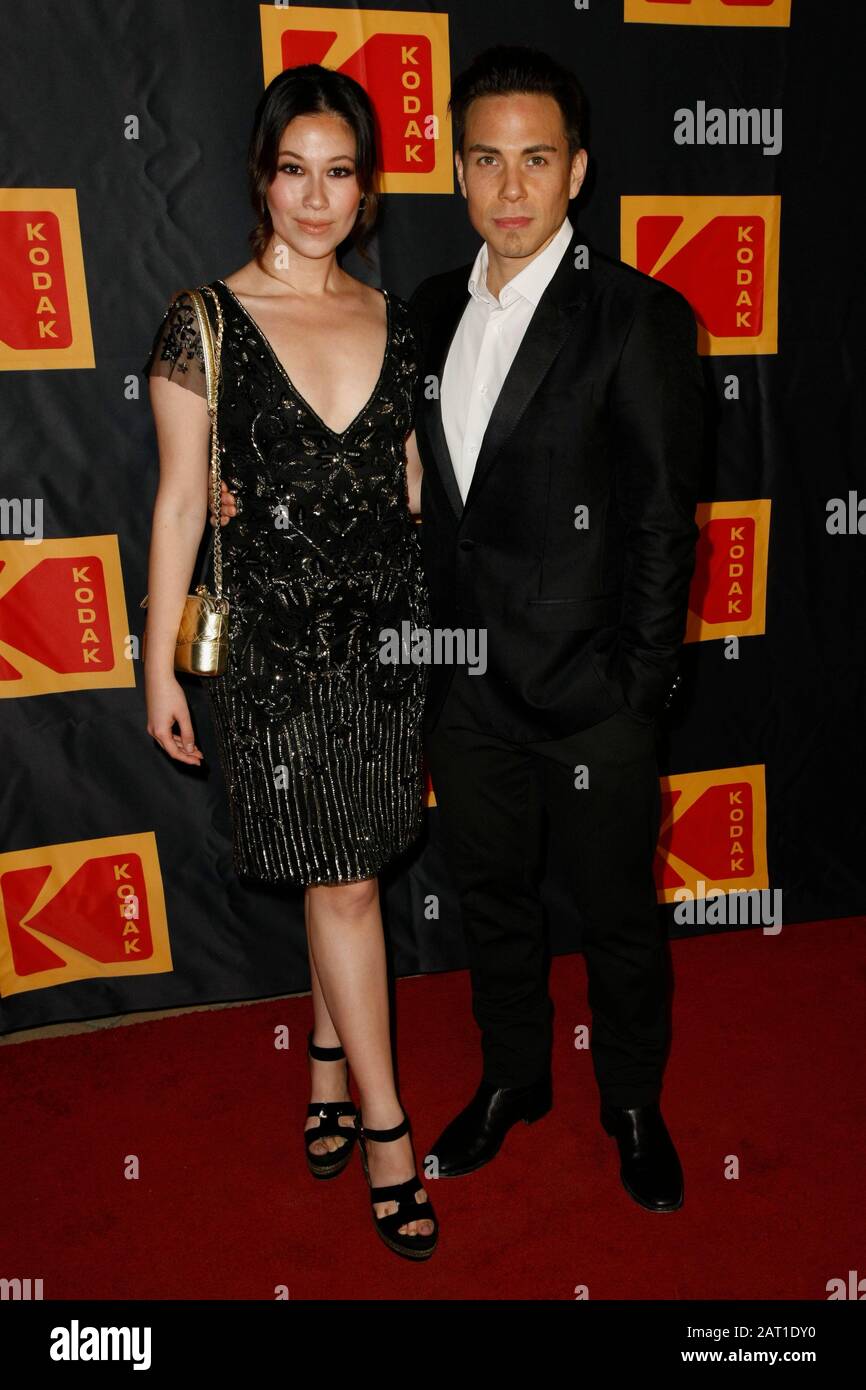 Los Angeles, Ca. 29th Jan, 2020. Bianca Stam and Apollo Ohno attend the ...