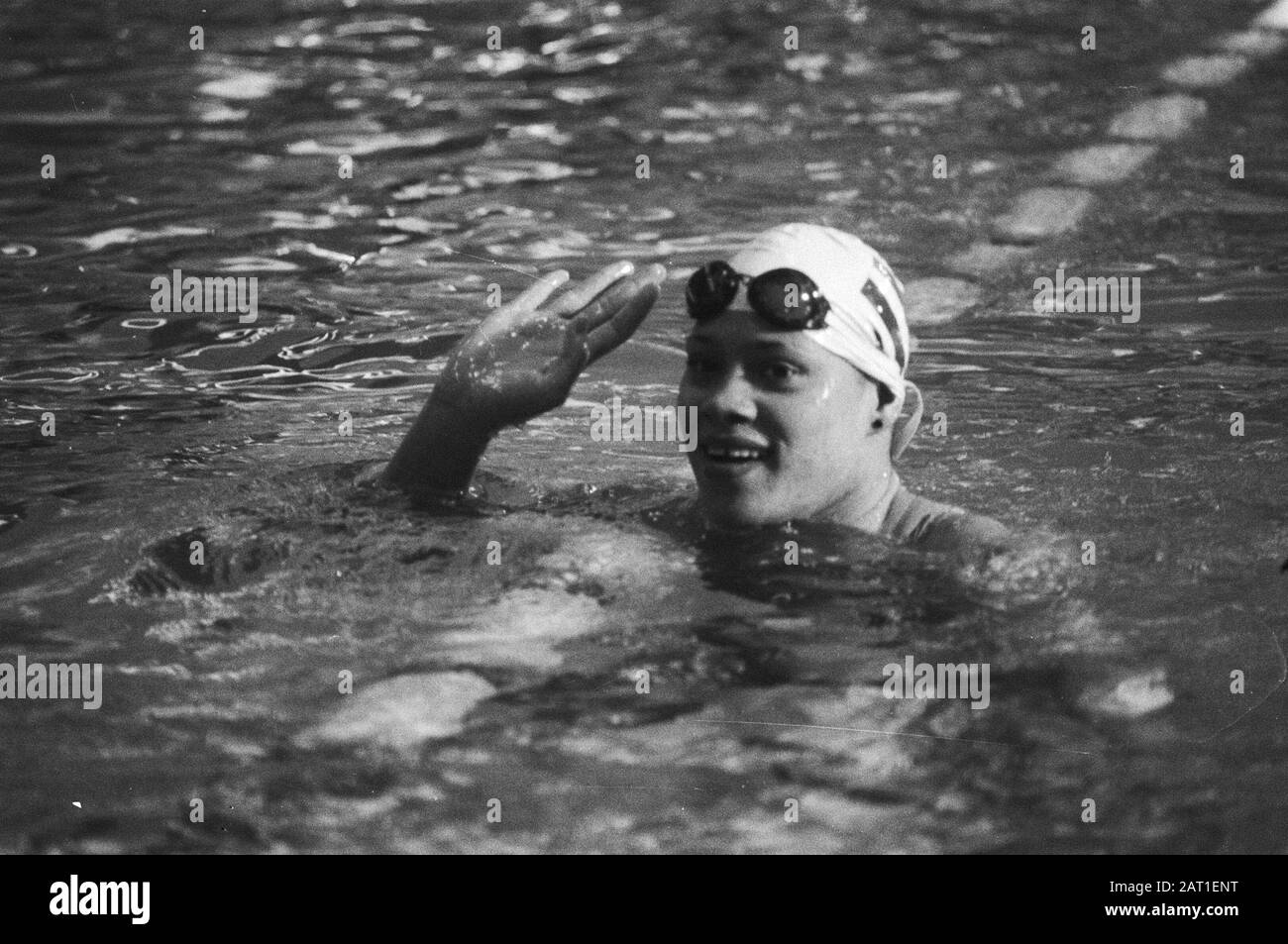 National winter swimming championships in Amsterdam Enith Brigitha in ...