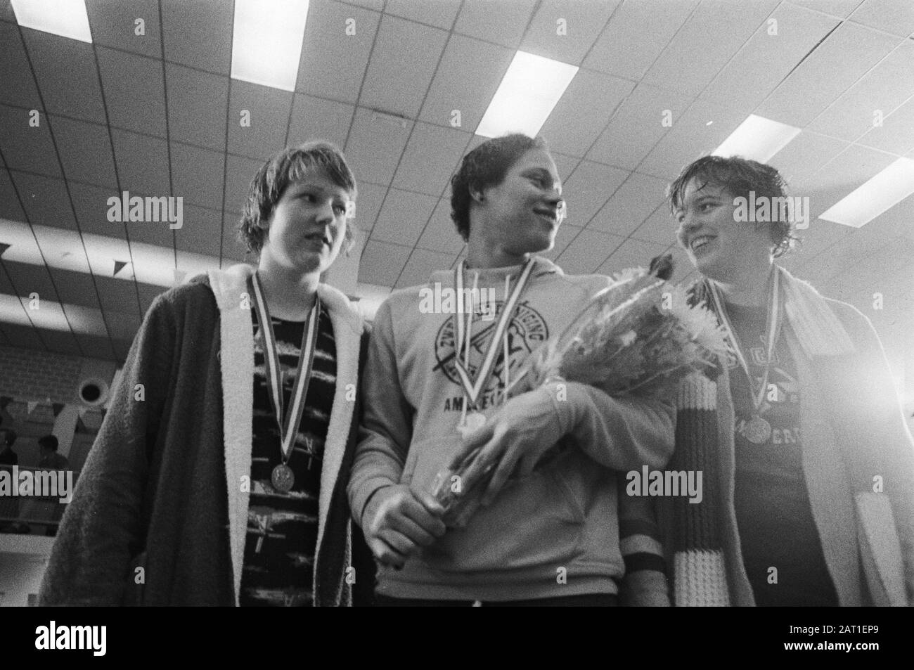 National winter swimming championships in Amsterdam Enith Brigitha (m ...