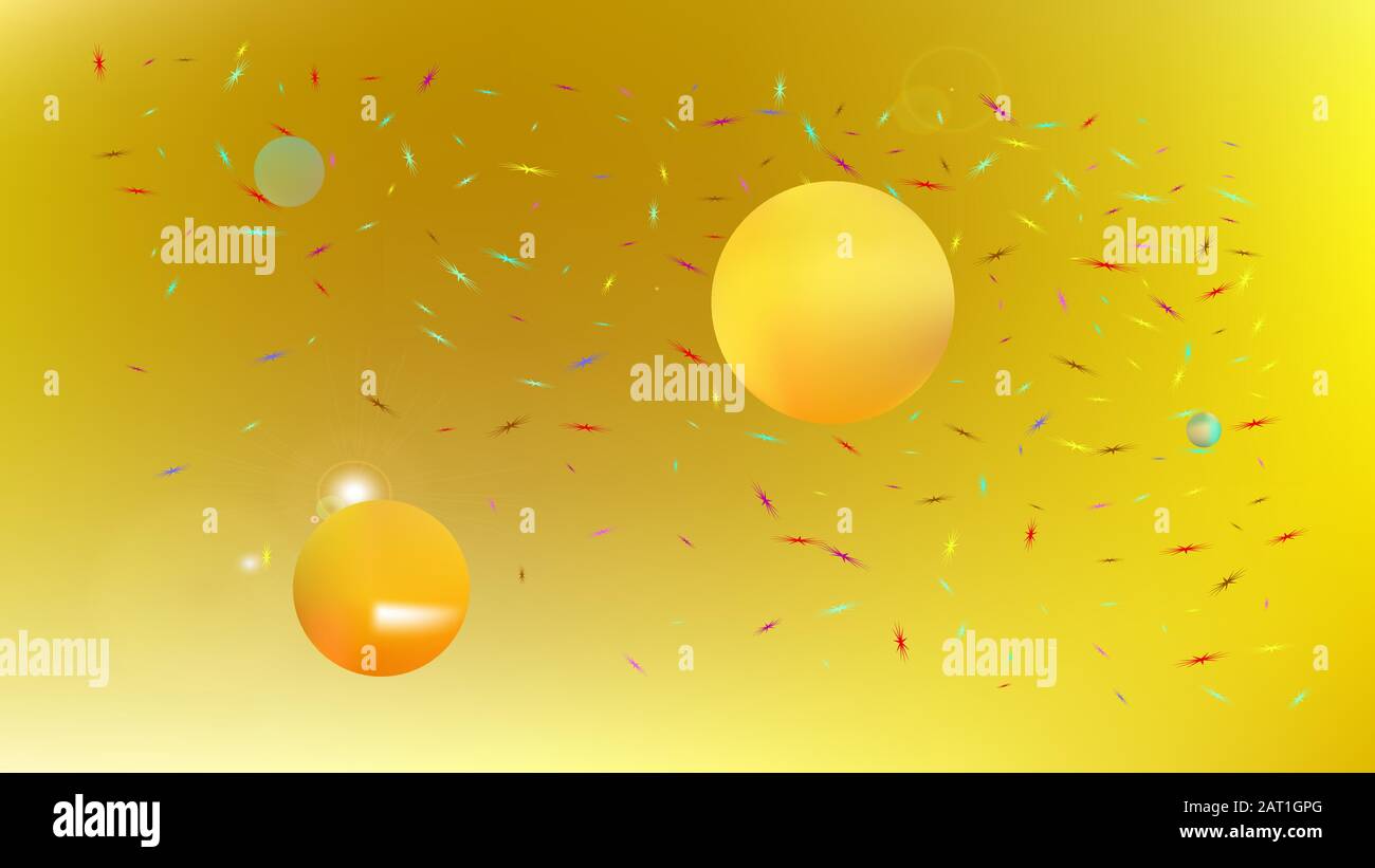 Funny colorific illustration idea. Clean space fantasy. Background ...