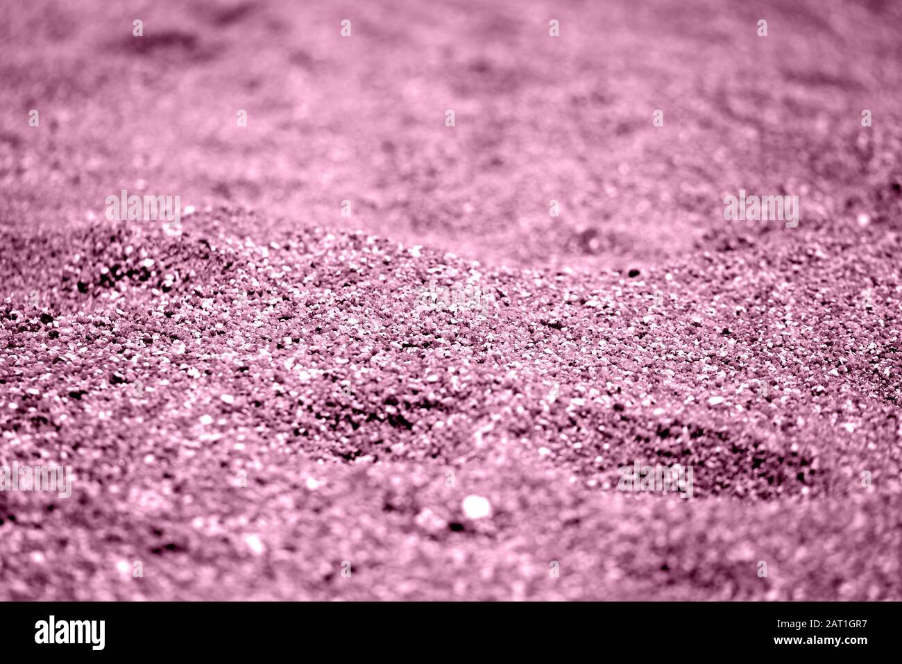 Coastal sand texture close-up. Natural background pink color toned ...