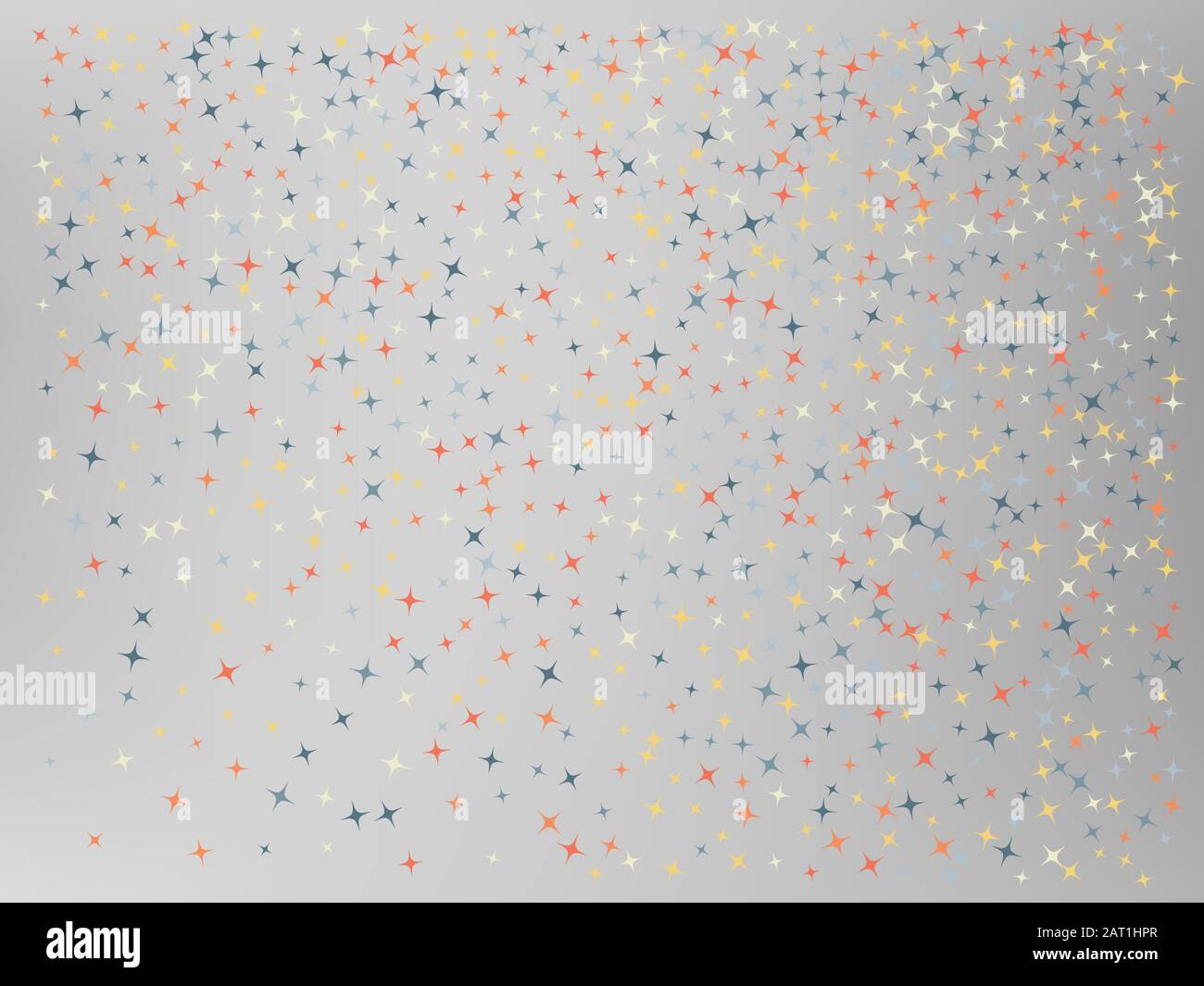 White neutral colored background. Stars confetti. Usefull colorific ...