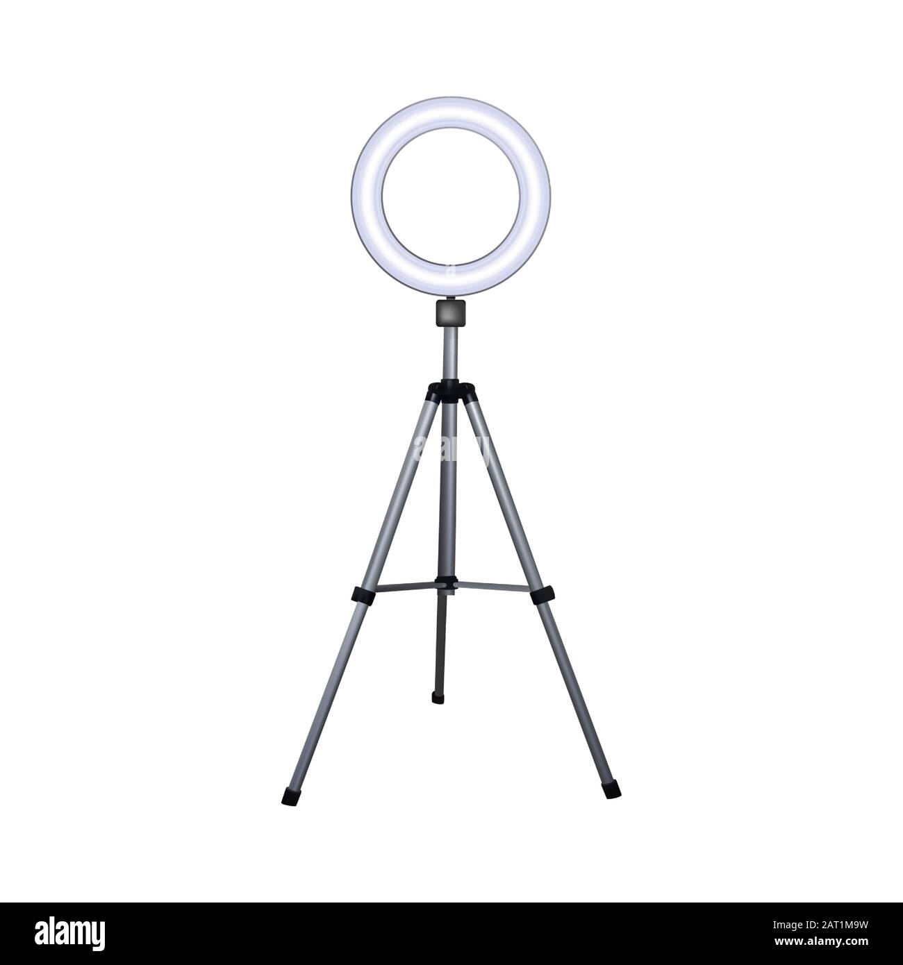 Circular Speed Light for professional camera. Photographic equipment on ...