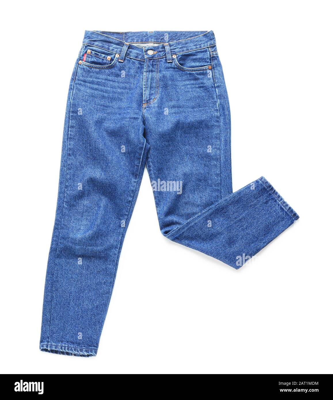 Stylish pants on white background Stock Photo - Alamy