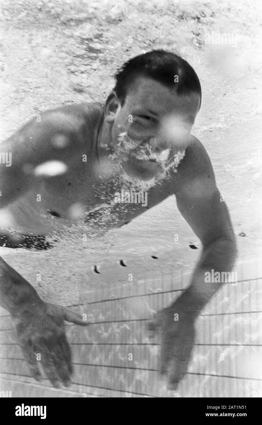 European Championships Swimming, Underwater Swimming. Possibly Arthur ...