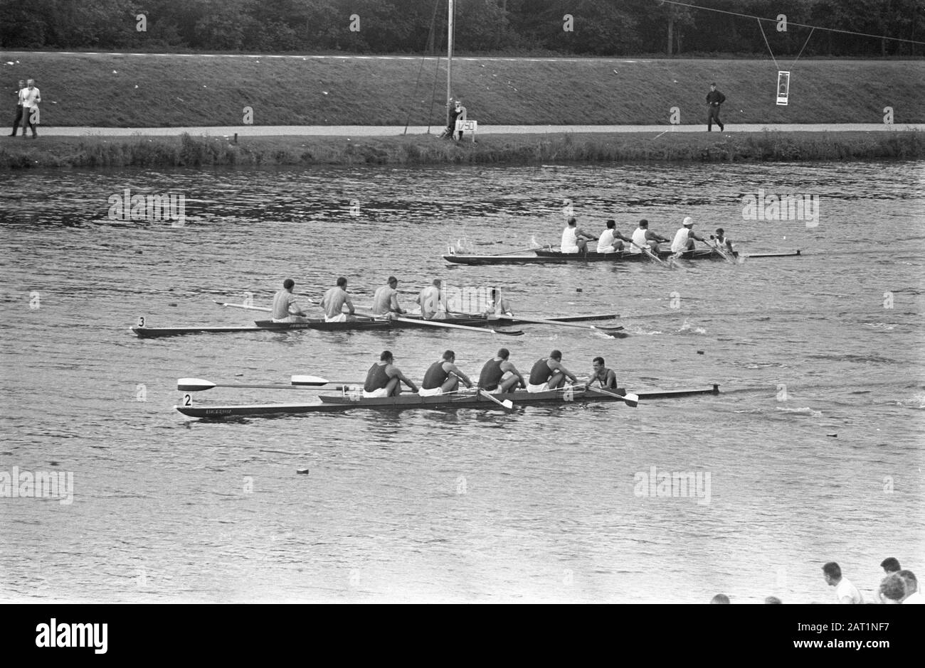 European rowing championships Bosbaan, 5 Rob Groen Dutch skif, 5 and 6 ...