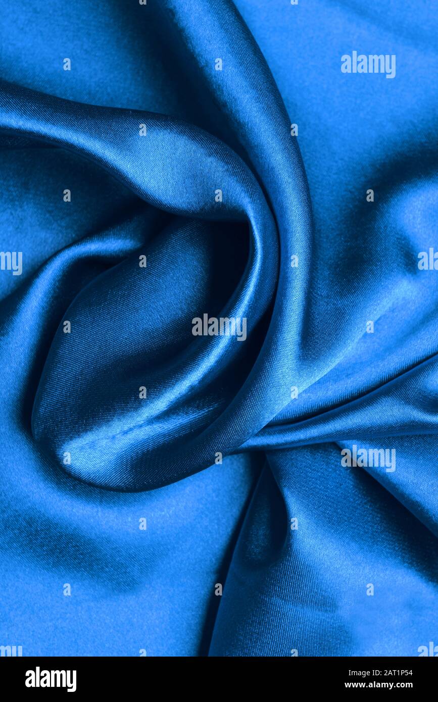 Texture of blue fabric, closeup Stock Photo - Alamy