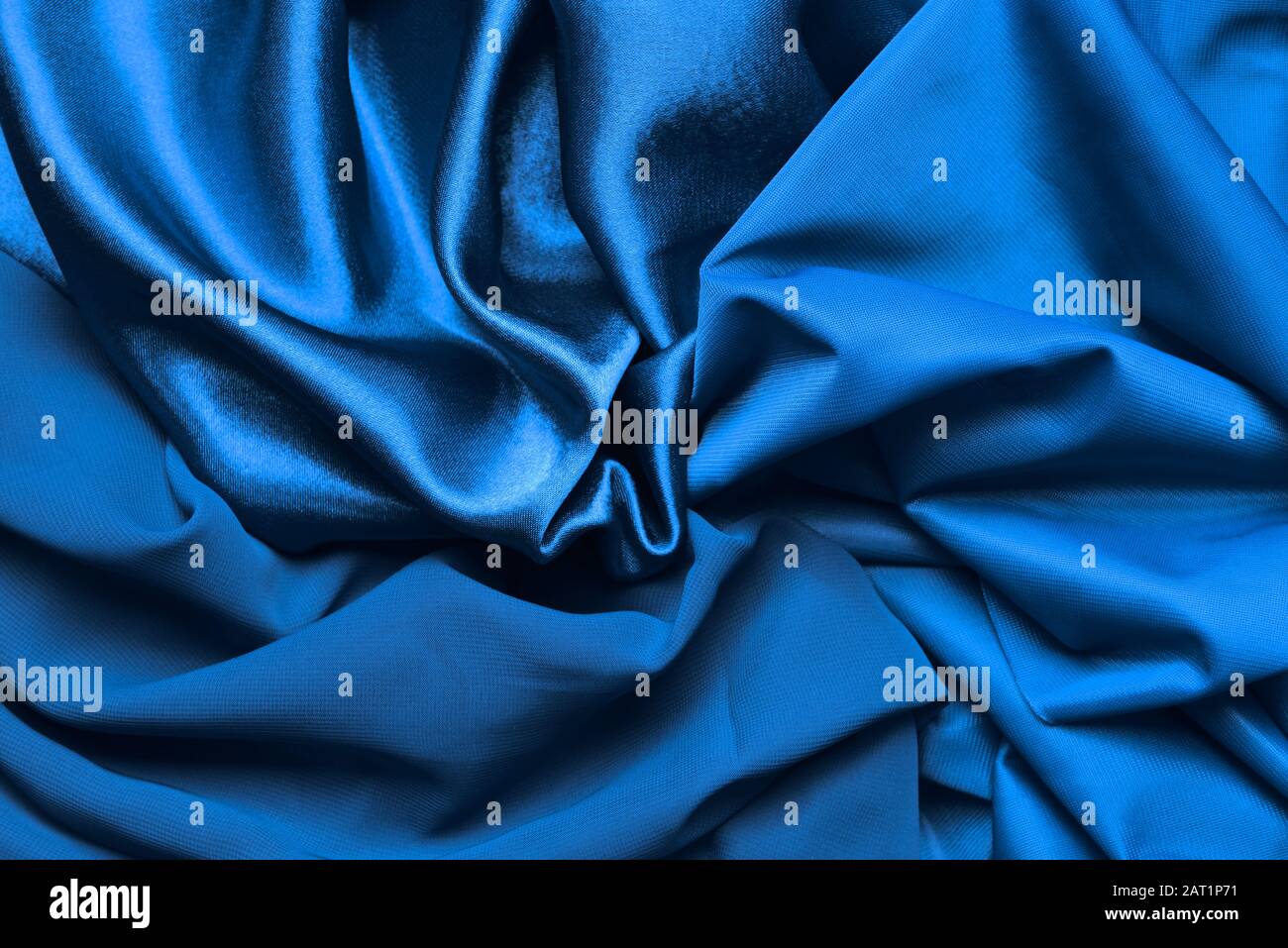 Texture of blue fabric, closeup Stock Photo - Alamy