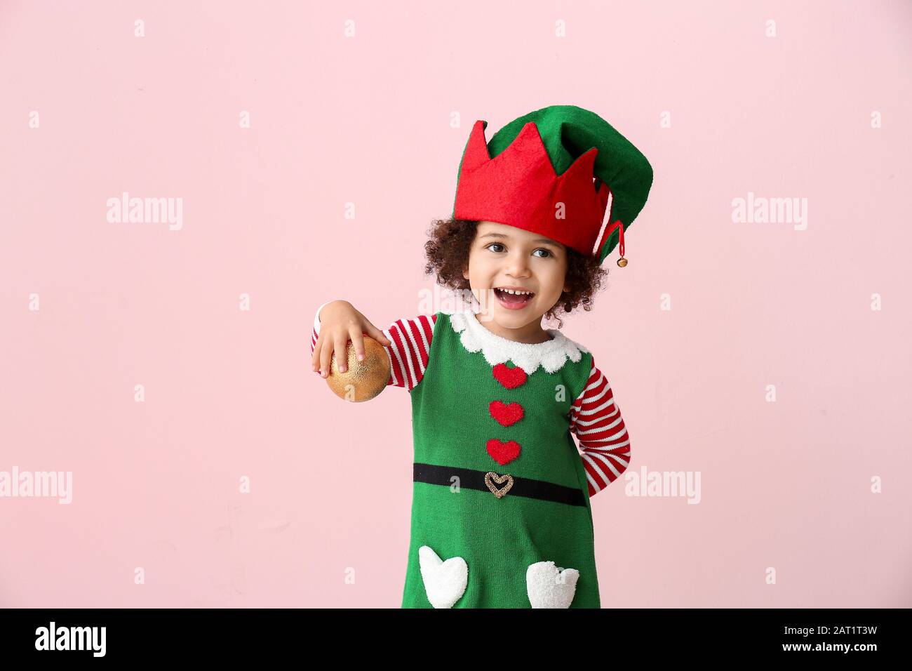 Girl wearing elf hat on hi-res stock photography and images - Alamy