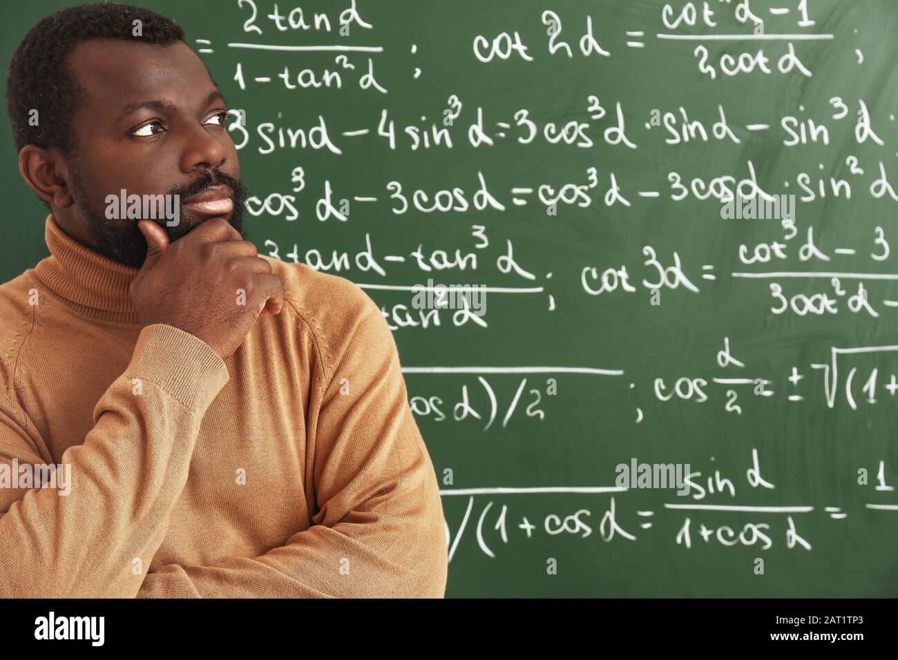 African american mathematics professor hi-res stock photography and ...