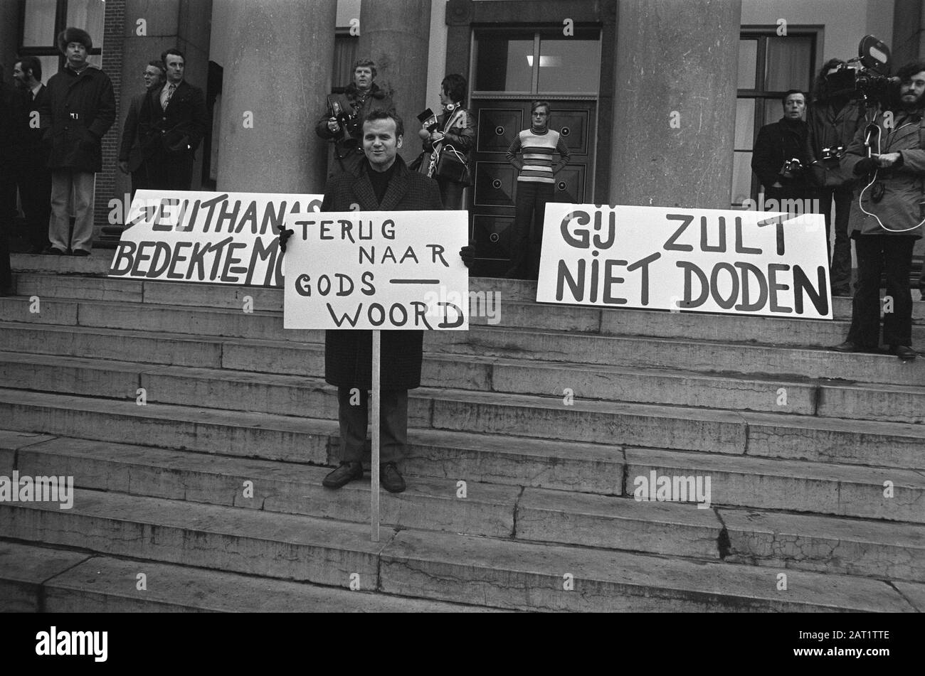 Euthanasia protest Black and White Stock Photos & Images - Alamy