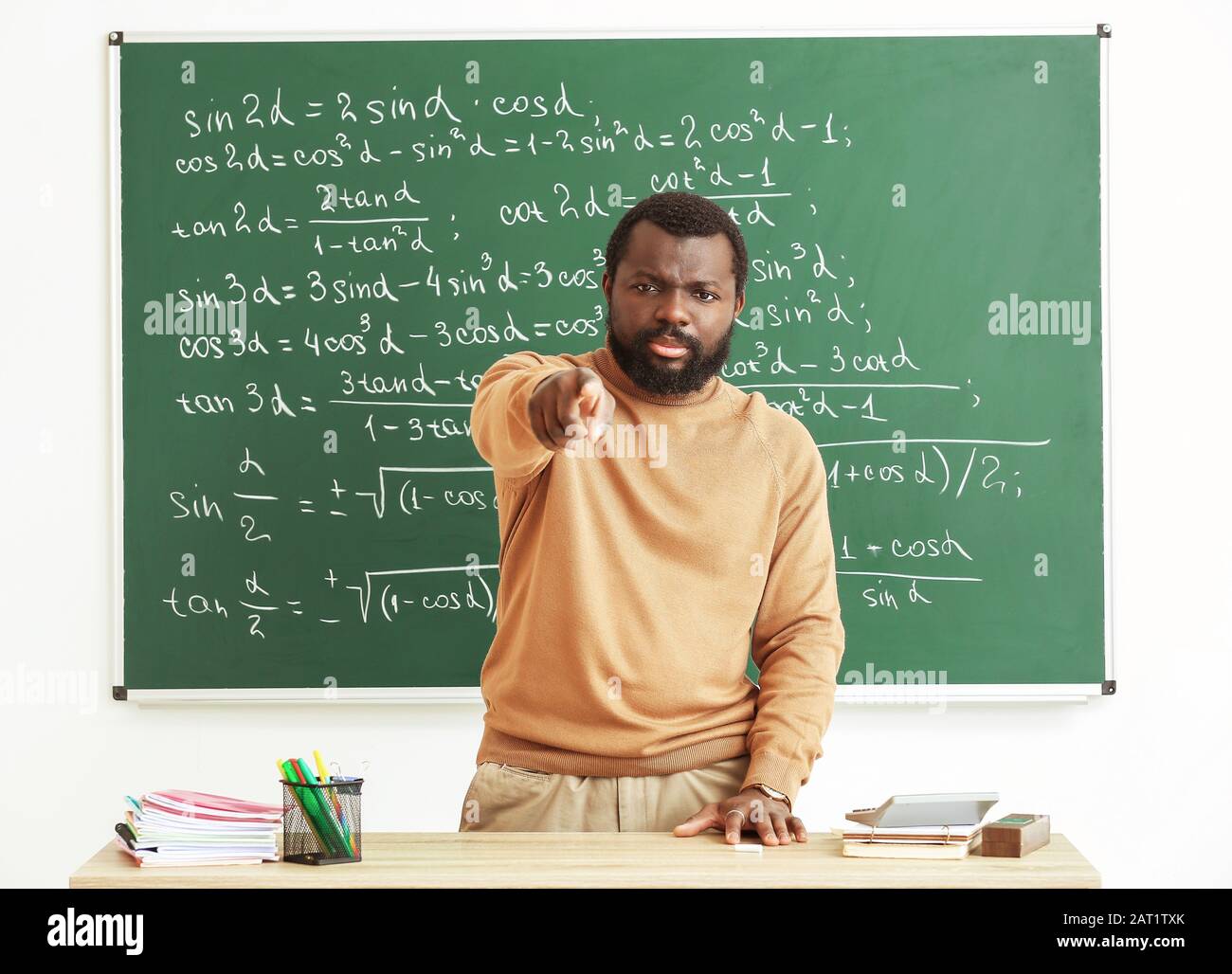 Black Professor Teaching