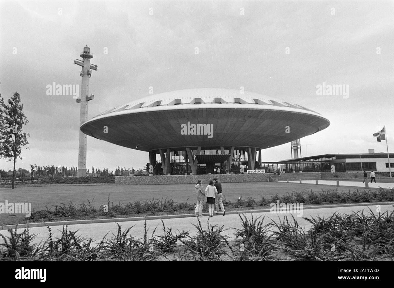 Evoluon at Eindhoven (Philips), exhibition building Date: 29 July 1968 ...