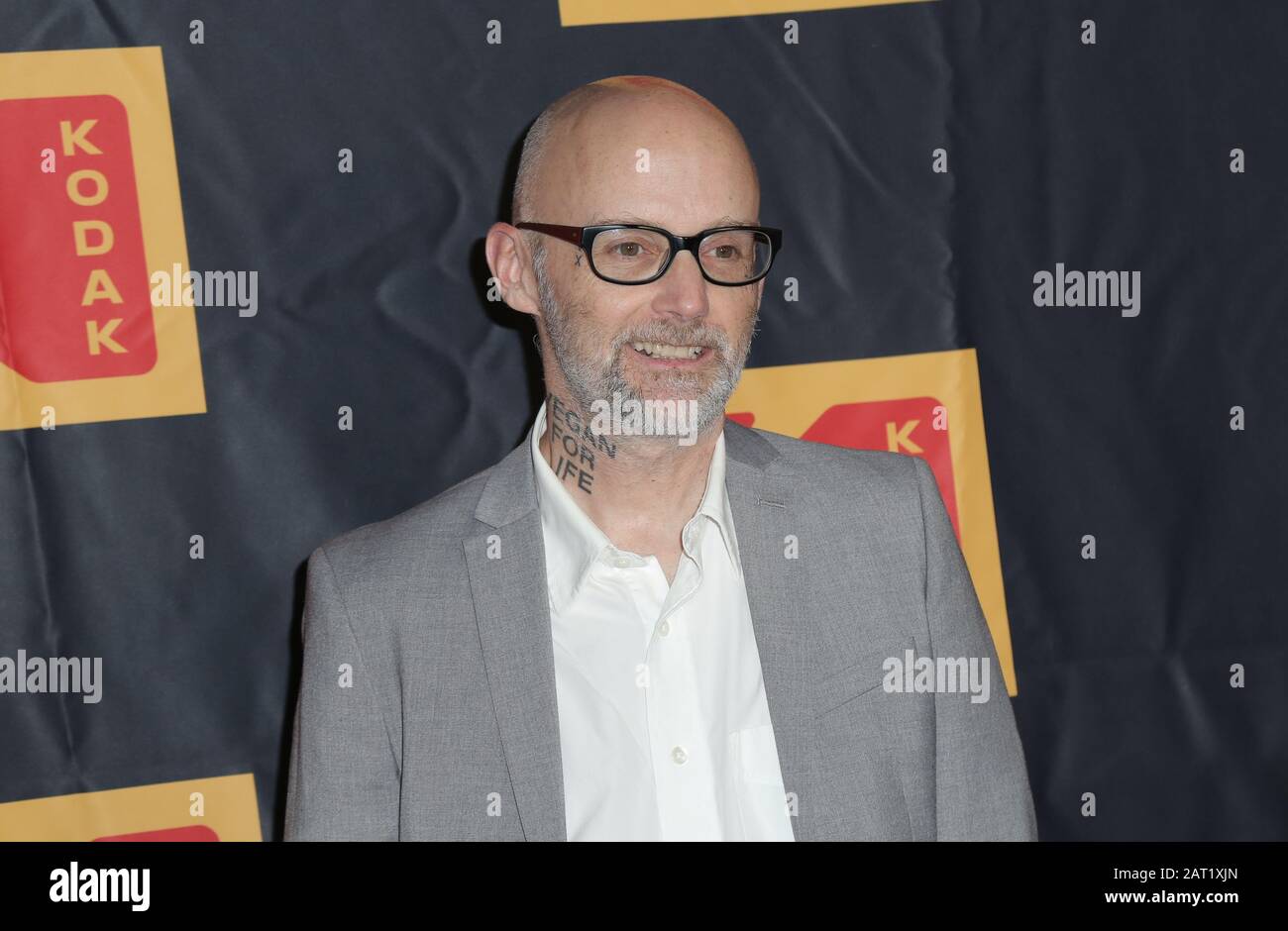 Los Angeles, USA. 29th Jan, 2020. Moby walking the red carpet at the ...