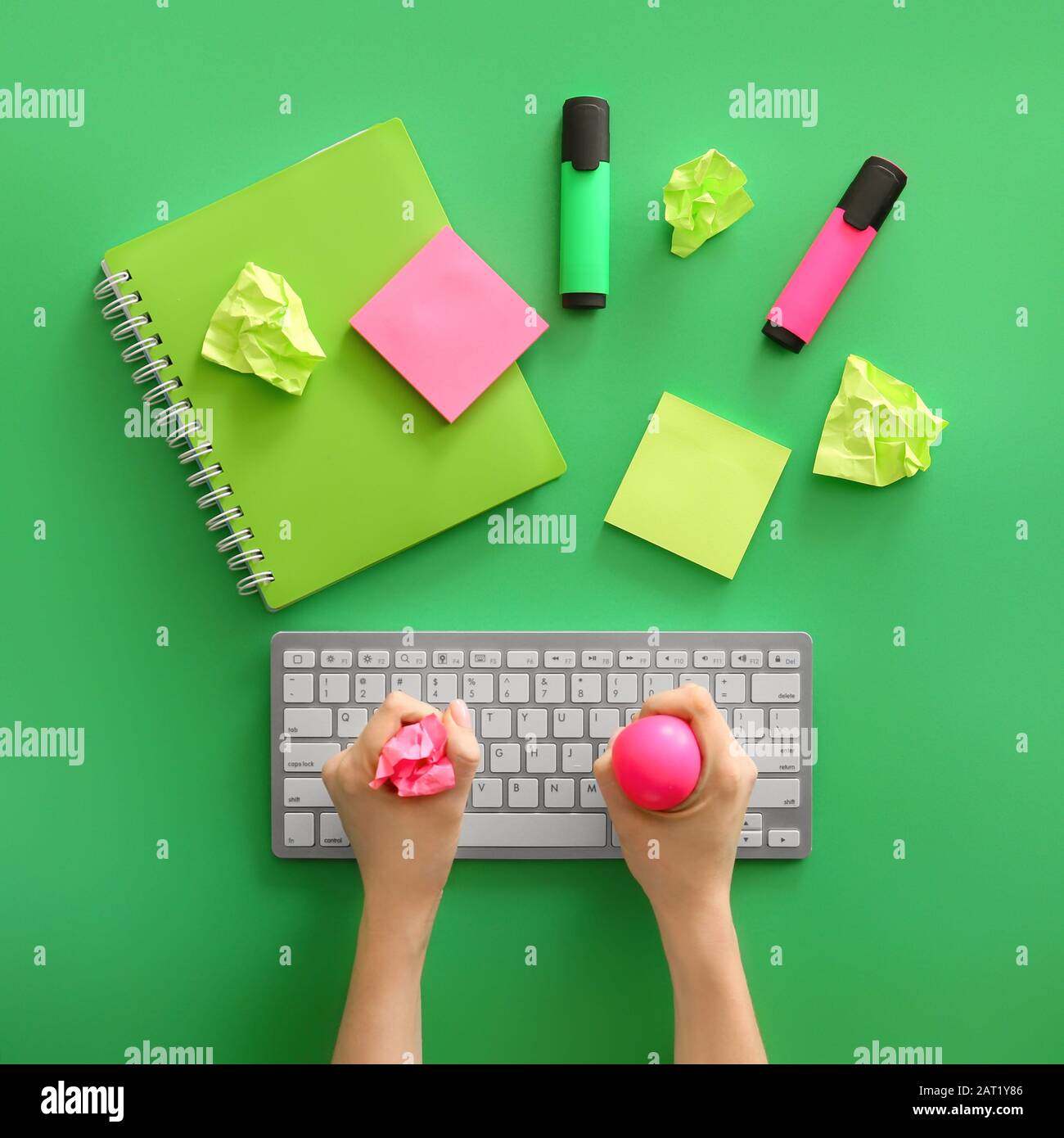 Keyboard Computer Woman Worry High Resolution Stock Photography and ...