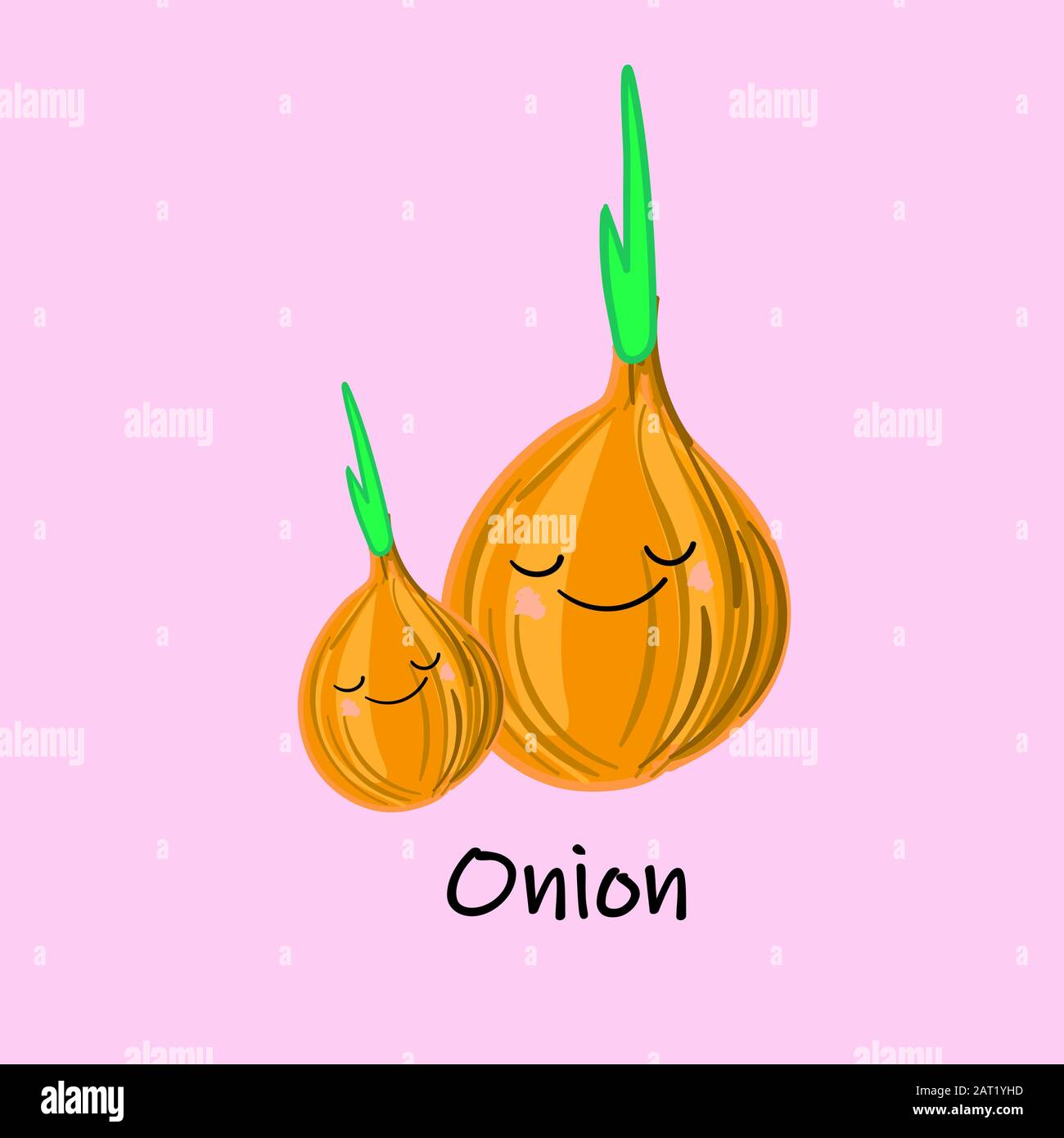 cute cartoon vegetables with smiles on faces and emotions. CARDS FOR ...