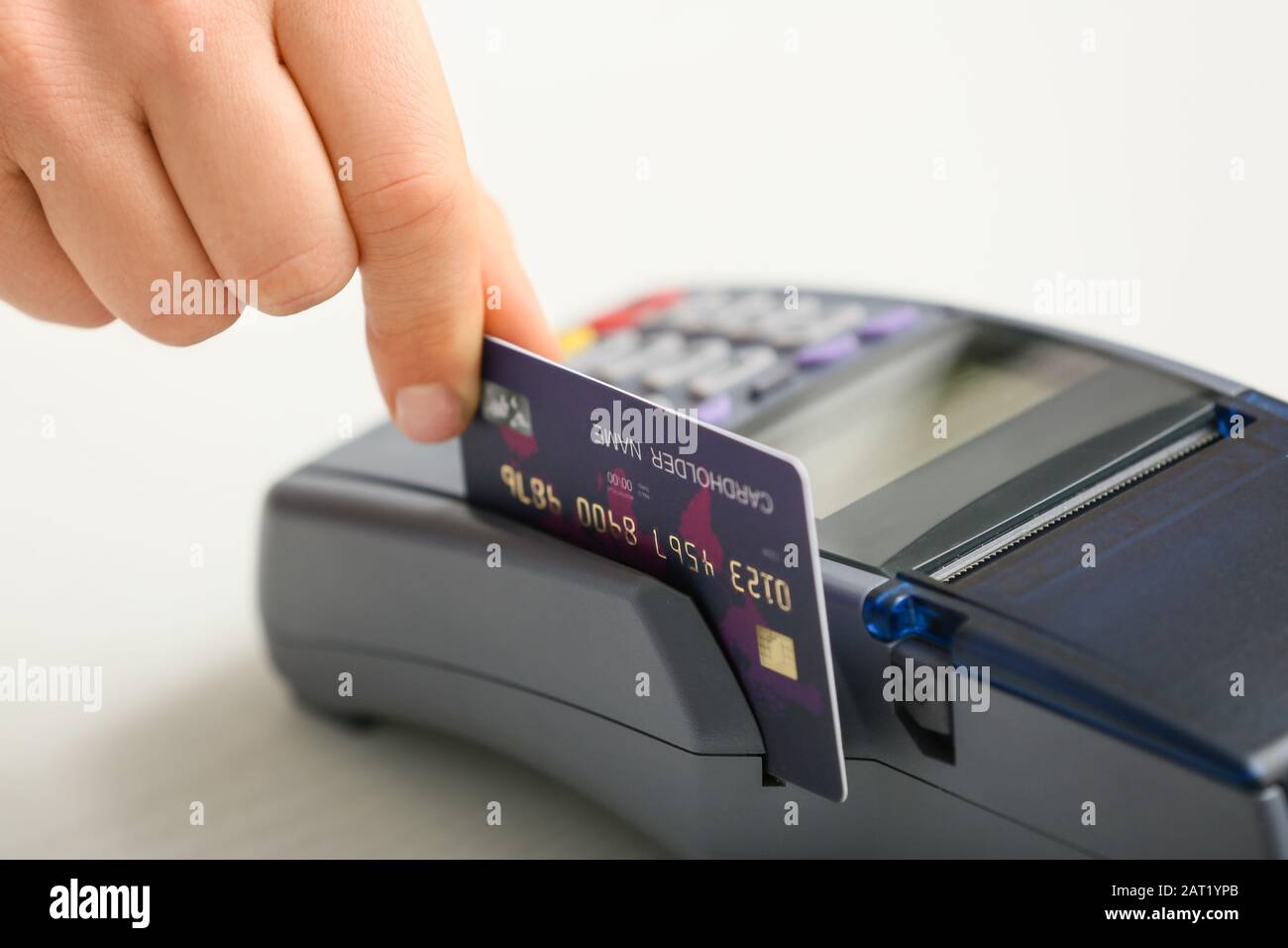Using payment terminal enter hi-res stock photography and images - Alamy