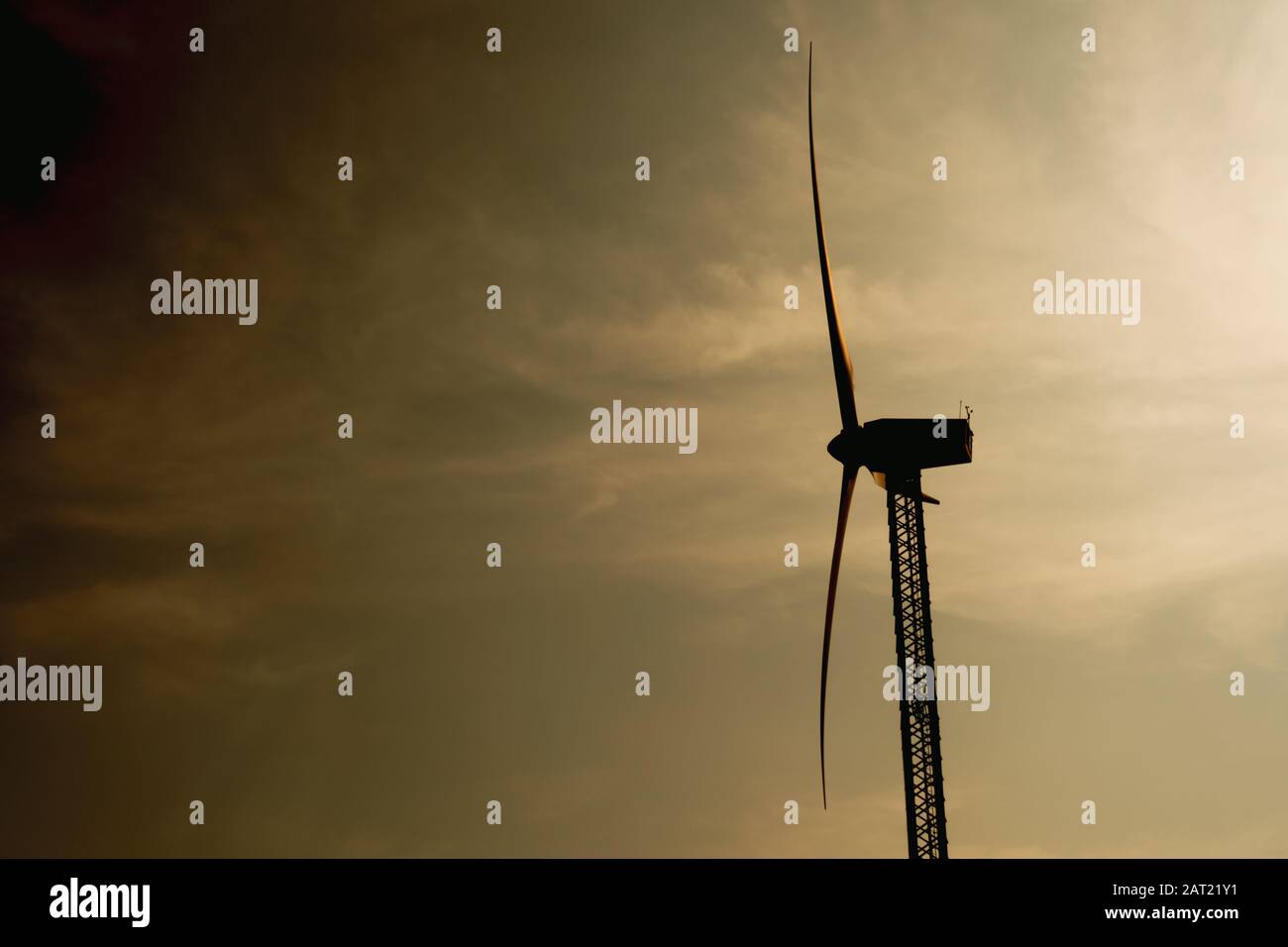 Modern wind power machines ( windmill Stock Photo - Alamy