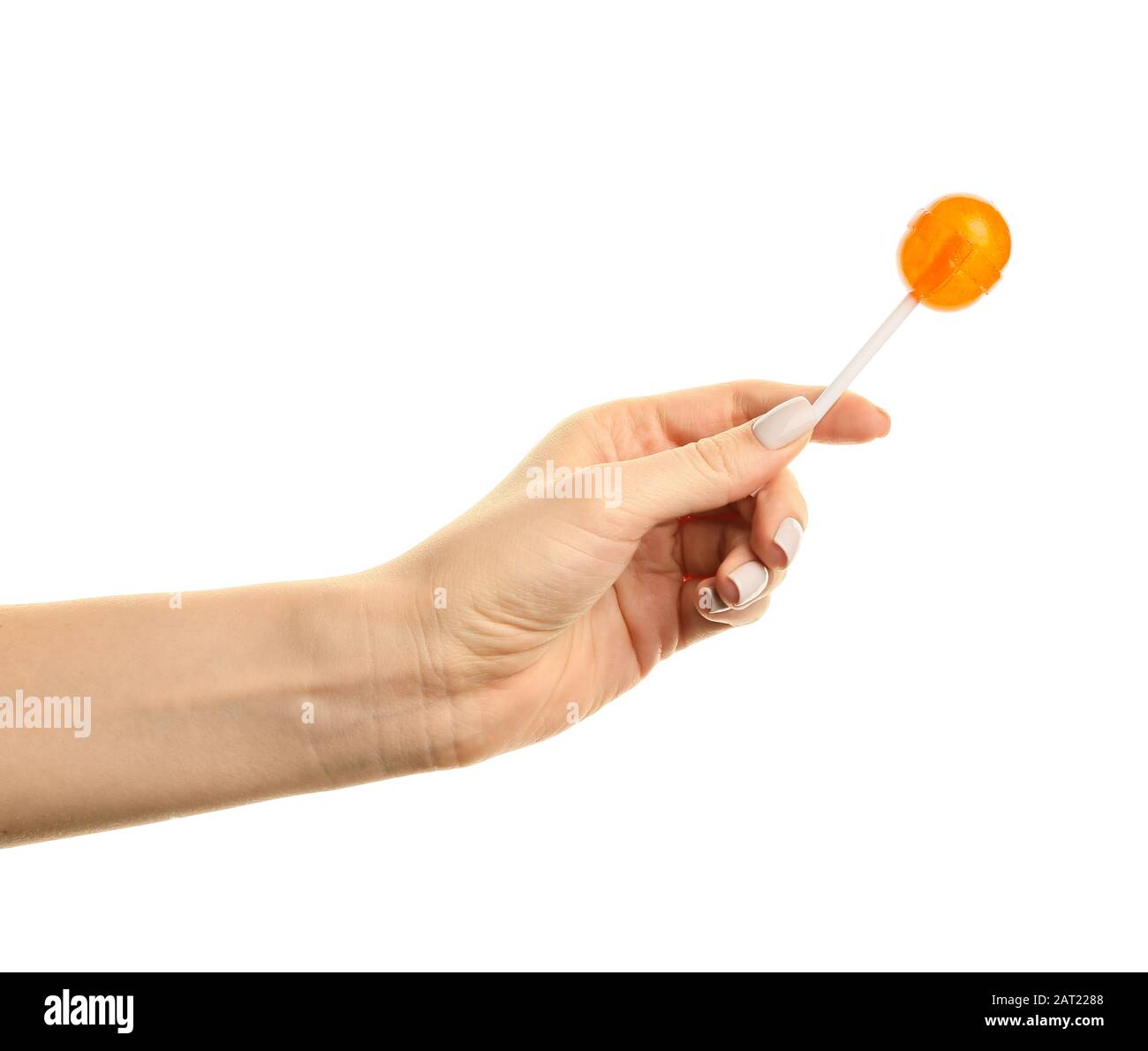 Hand holding sweets Cut Out Stock Images & Pictures - Alamy