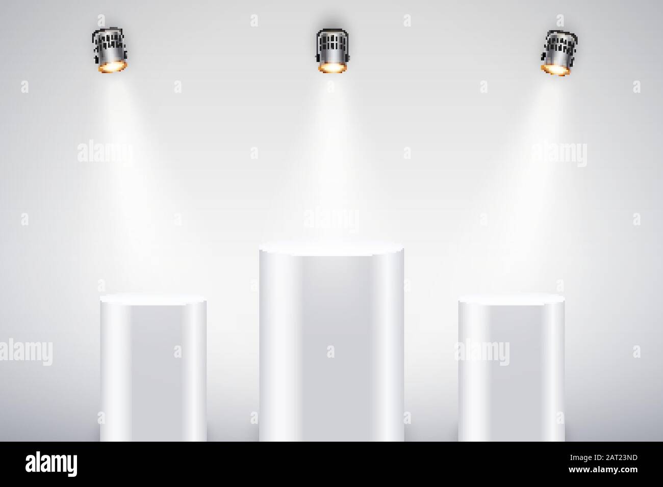 White Presentation podiums Stock Vector Image & Art - Alamy