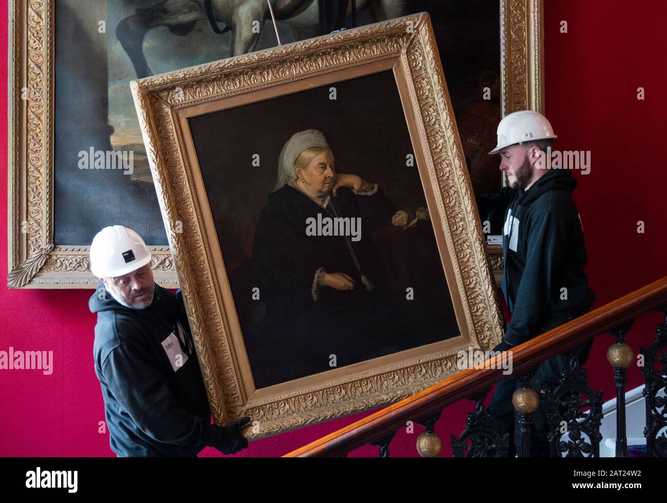 Artist malcolm stewart down some stairs hi-res stock photography and ...