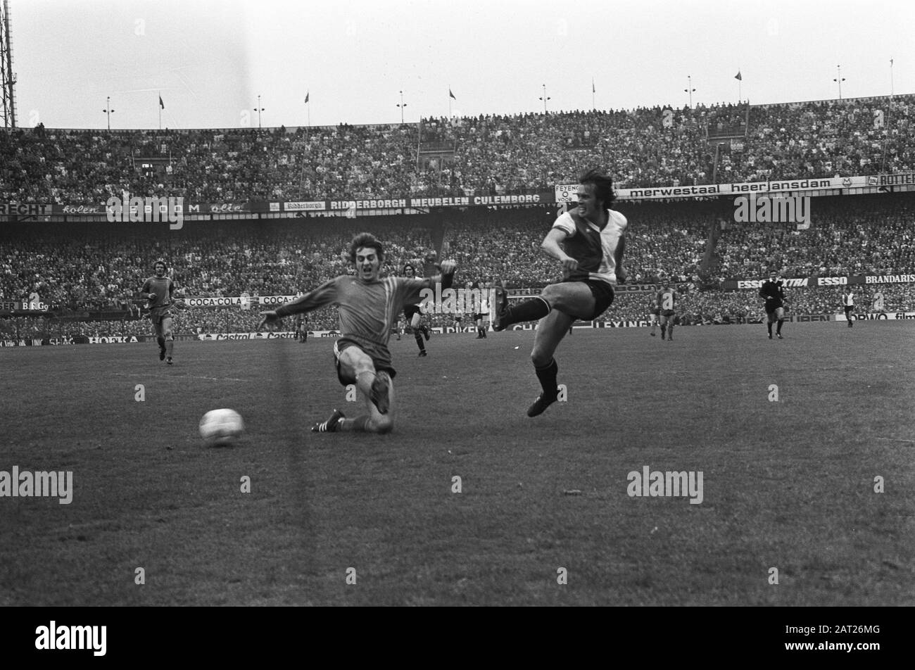 Feyenoord against FC Twente 3-2, (Feyenoord champen), Kessel scores ...