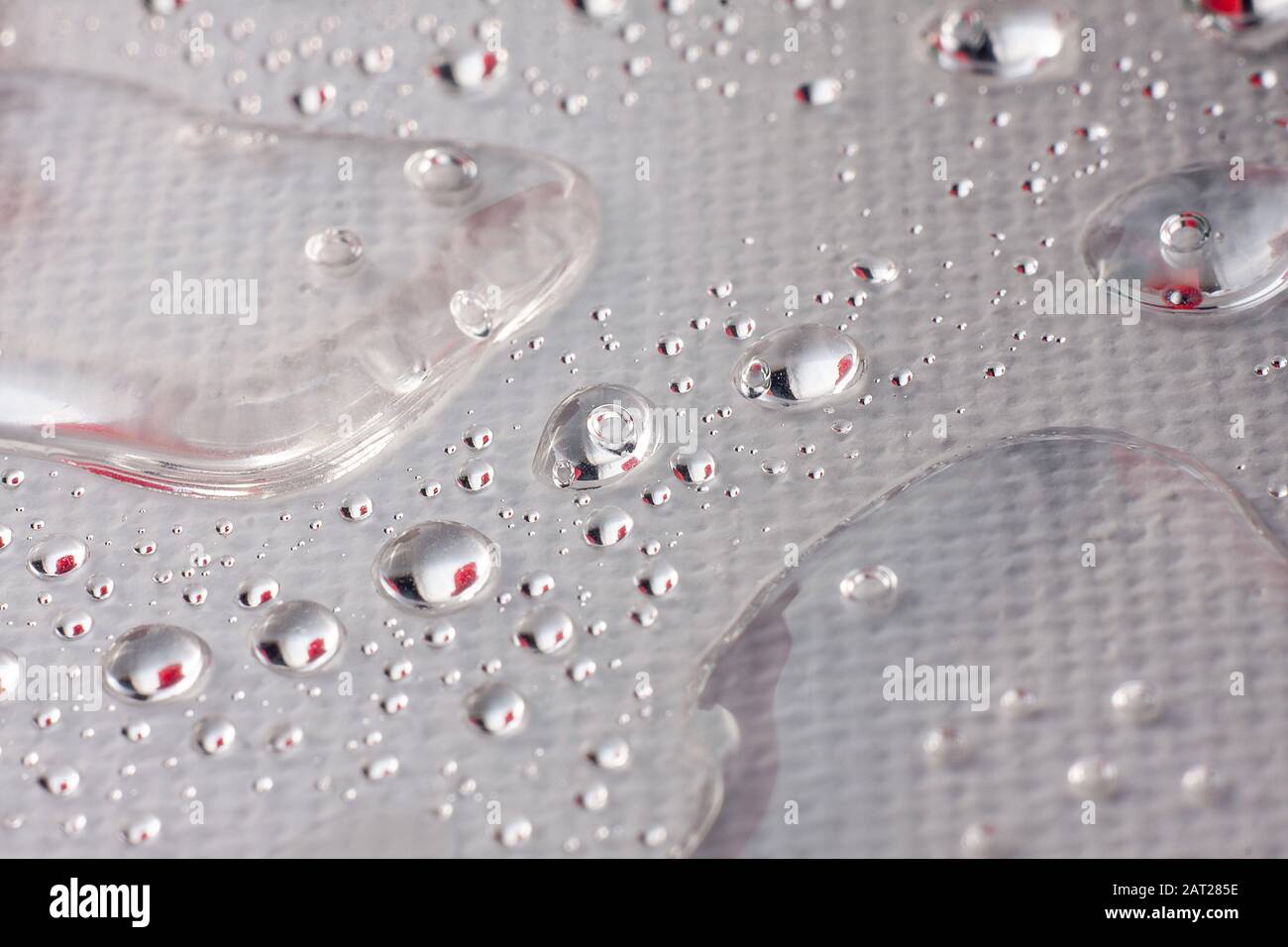 Water drops closeup. Wet background. Water theme. After rain Stock ...