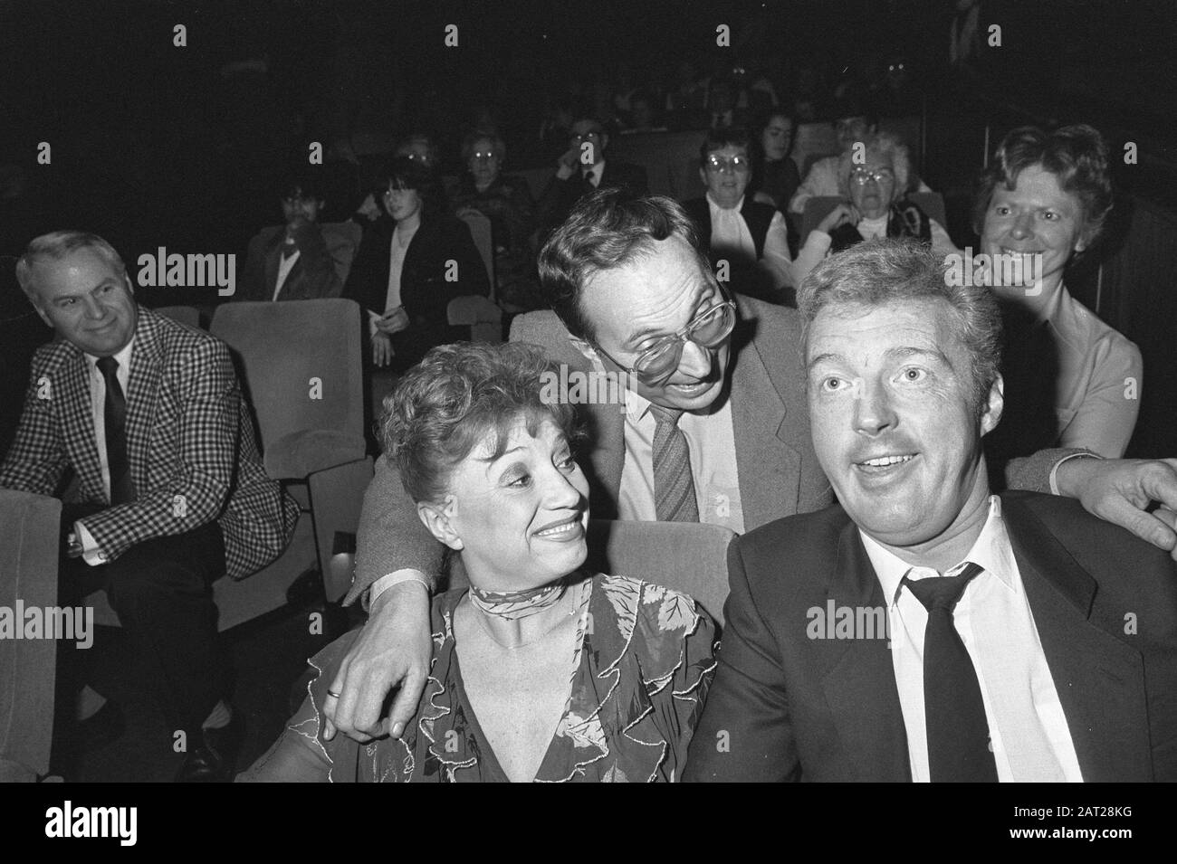 Film by André van Duin I'm Joep Melon premiere. Corrie van Gorp, Frans ...
