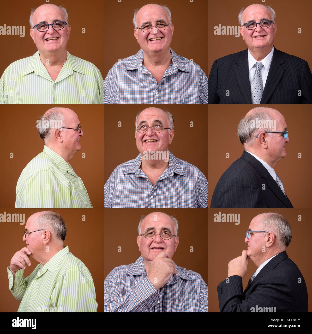 Fat senior man hi-res stock photography and images - Alamy
