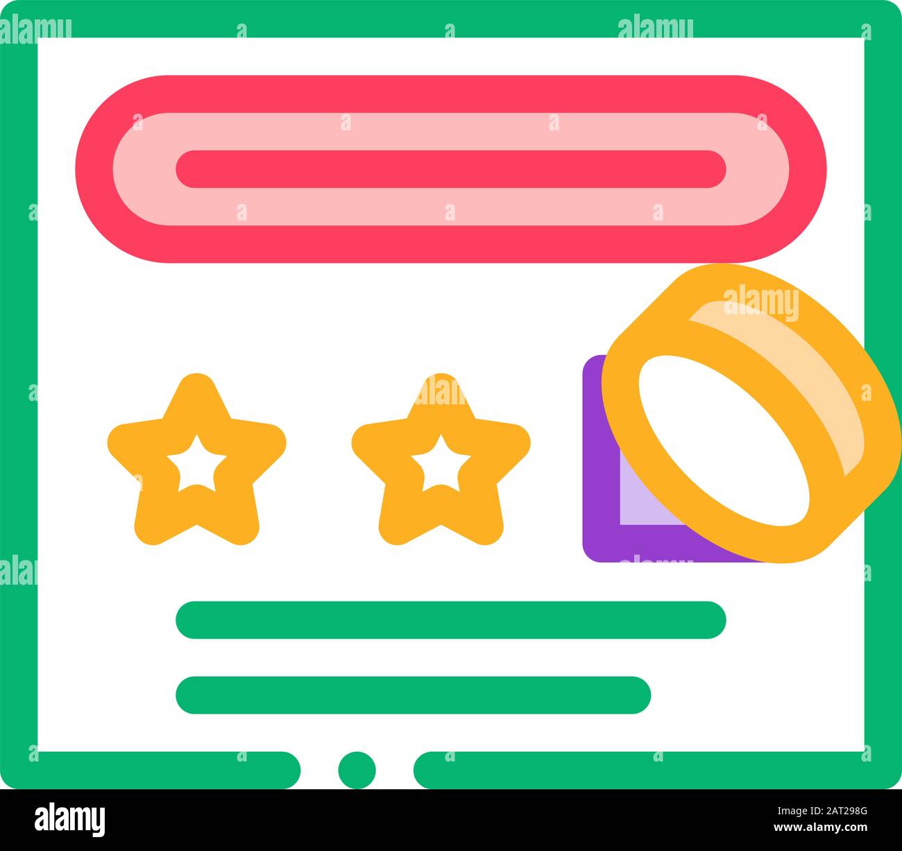 Number Guessing Sheet Icon Vector Outline Illustration Stock Vector ...