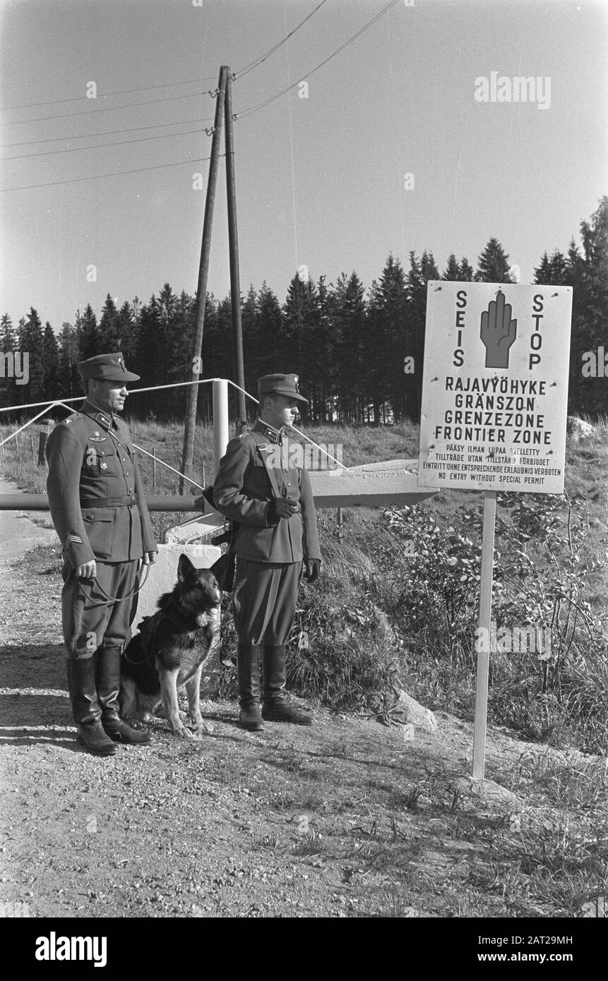 Finland border guard Black and White Stock Photos & Images - Alamy