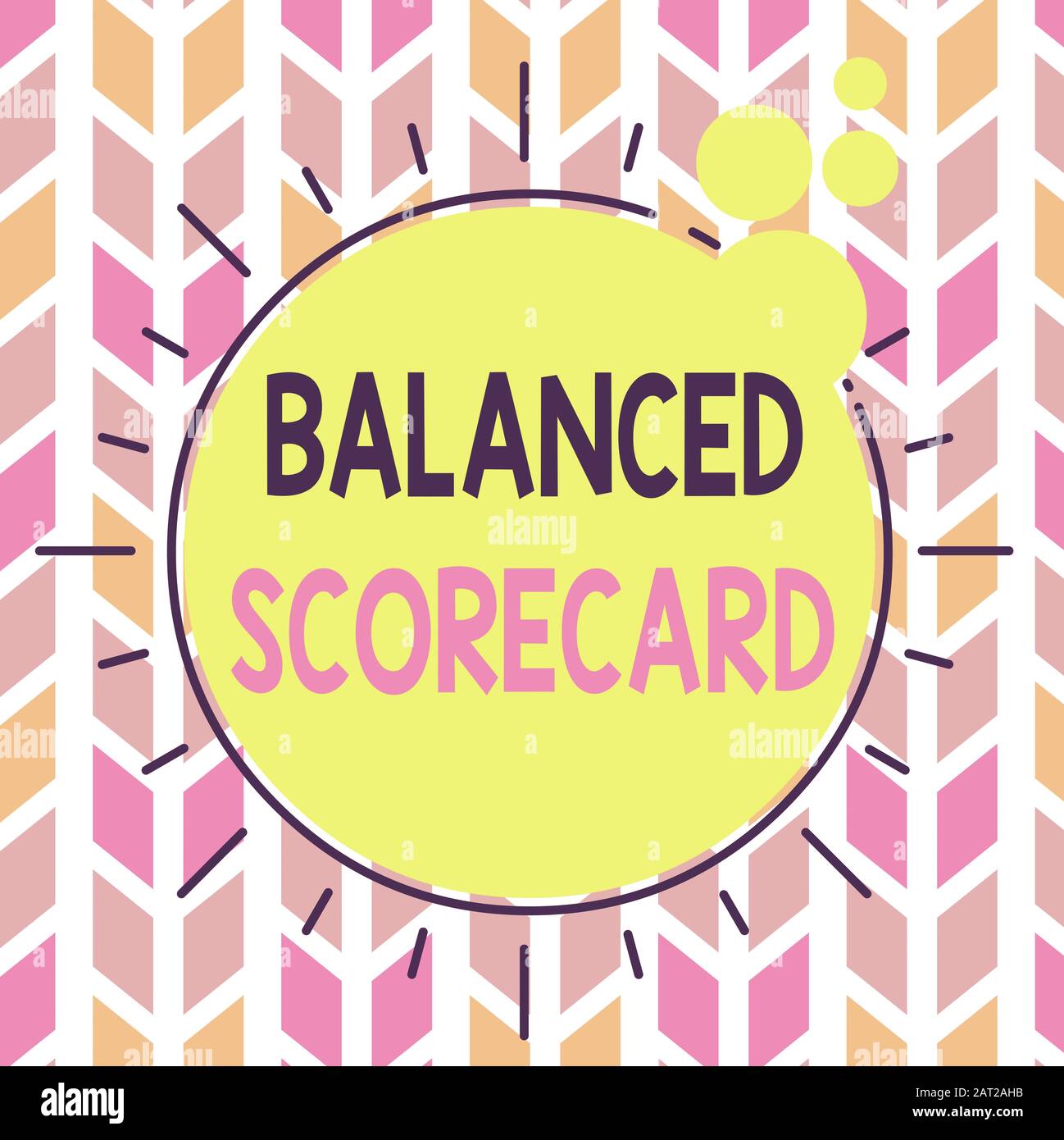 Handwriting text Balanced Scorecard. Conceptual photo a ...