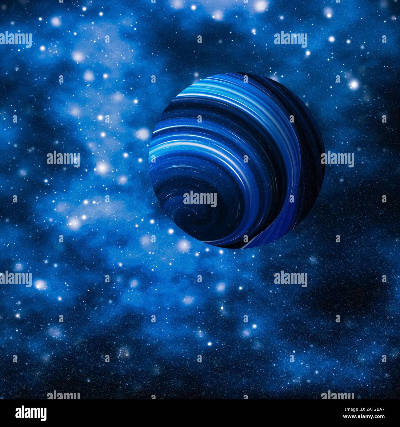 Discovery in astronomy, cosmic abstract and future technology concept ...