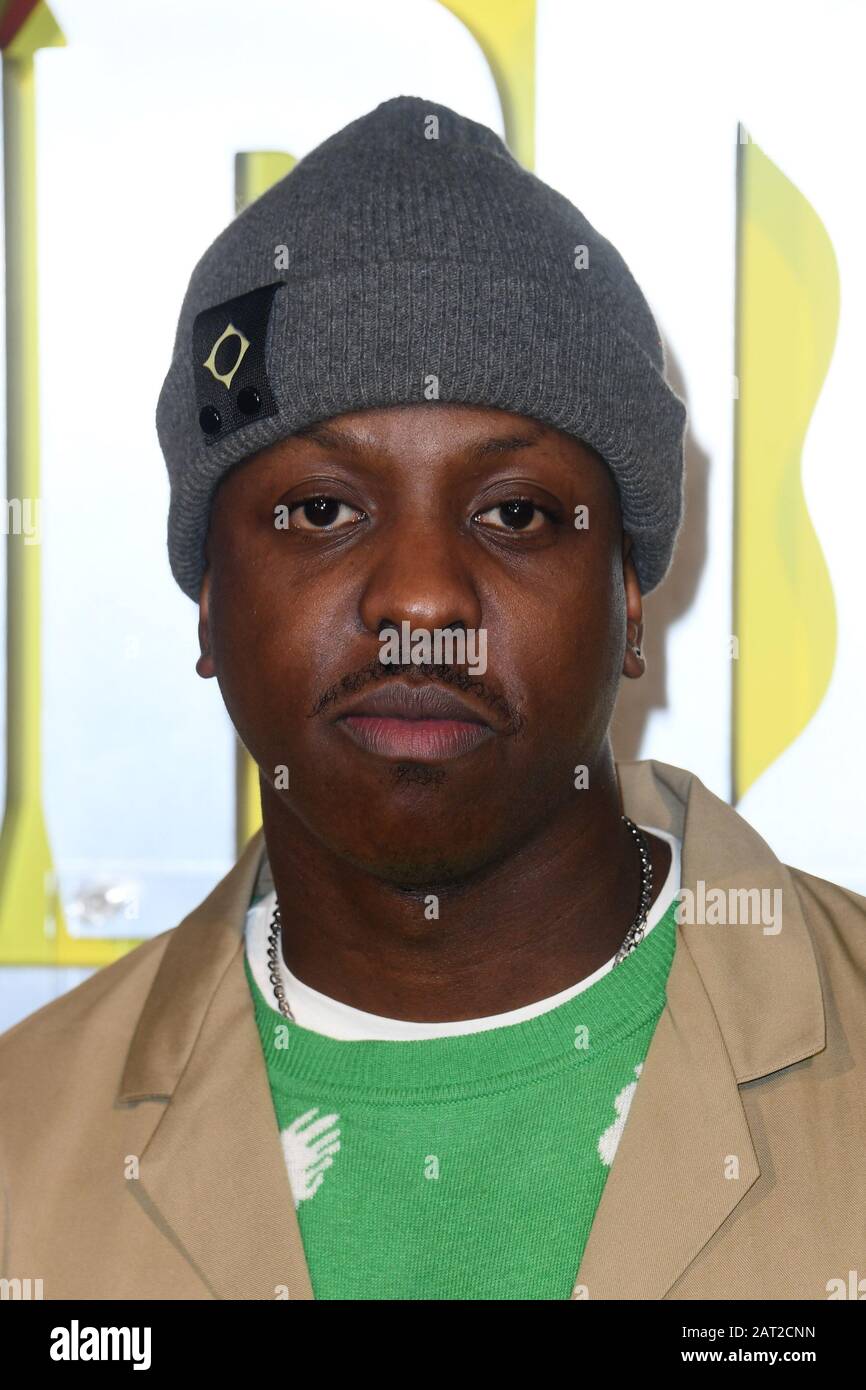 Jamal Edwards attending the world premiere of Birds of Prey and the ...