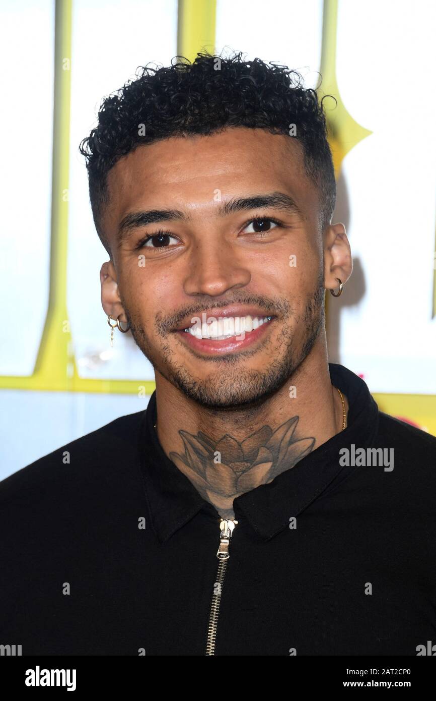 Michael Griffiths attending the world premiere of Birds of Prey and the ...