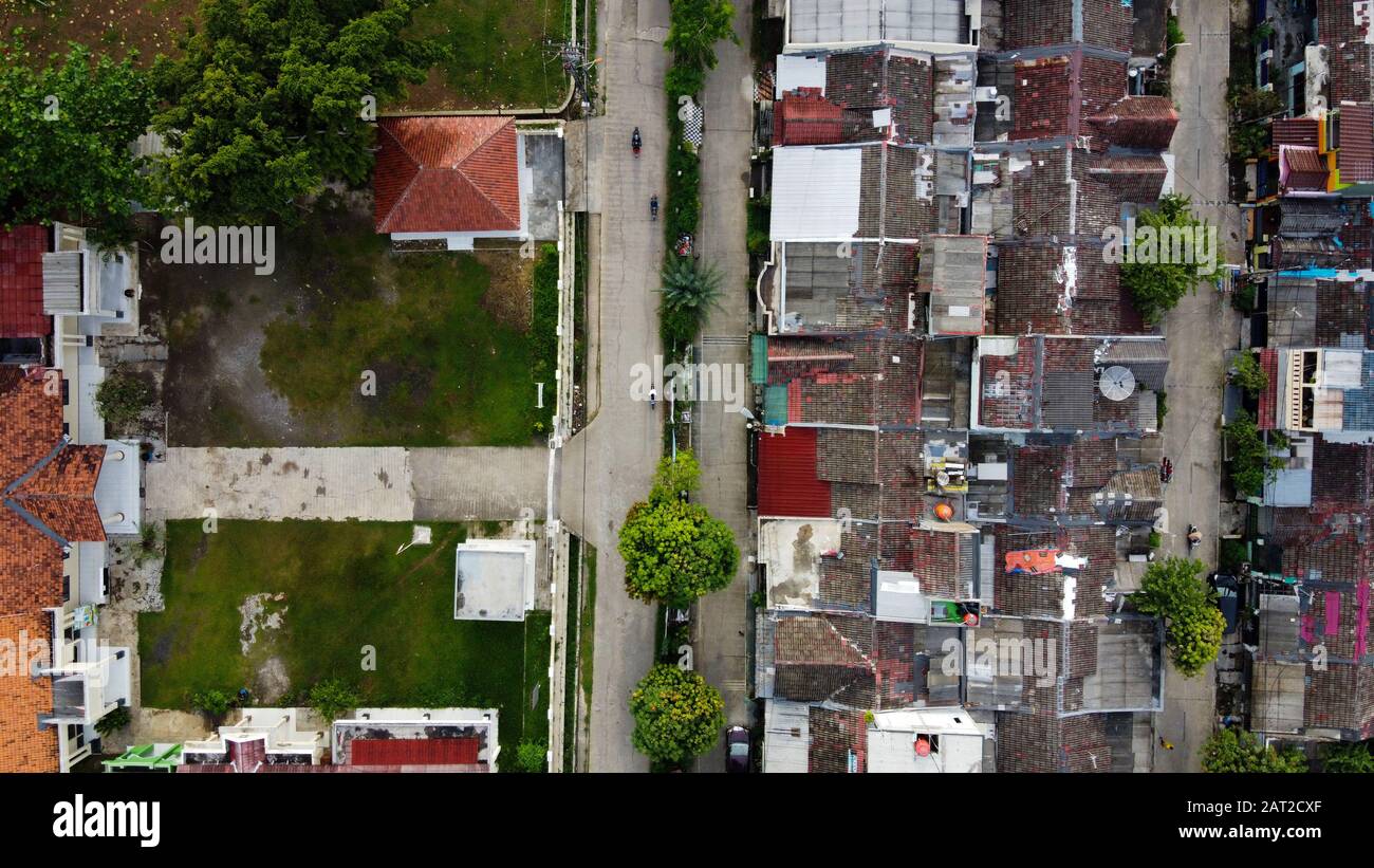 Cinematic aerial drone footage construction hi-res stock photography ...