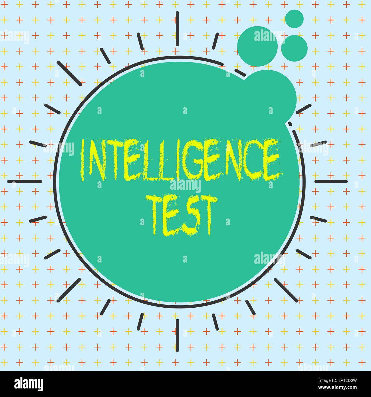 Text sign showing Intelligence Test. Business photo text test designed ...