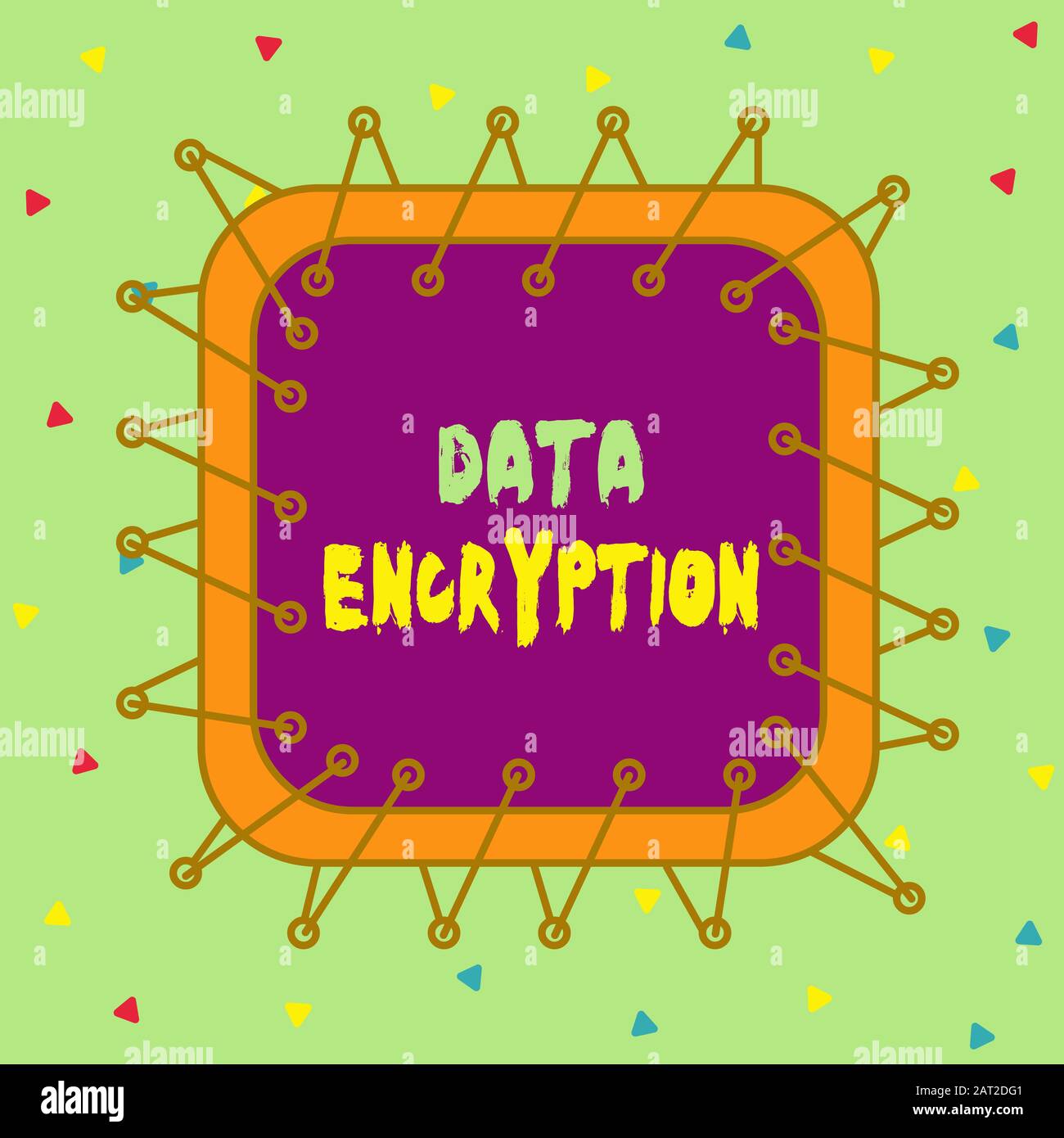 Conceptual hand writing showing Data Encryption. Concept meaning Conversion of data into code ...