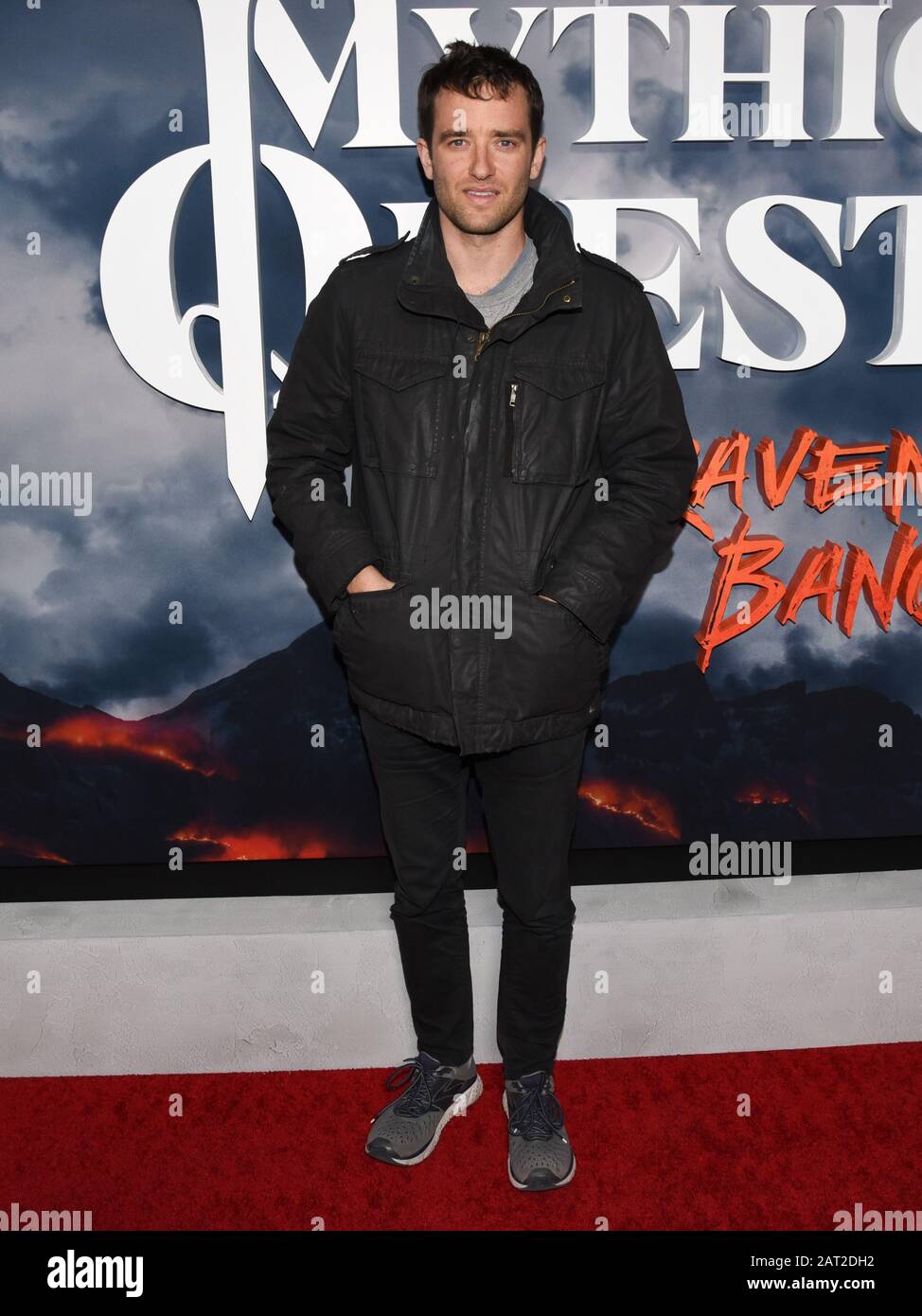 January 29, 2020, Hollywood, CA, USA: Aaron Geary attends the Premiere ...