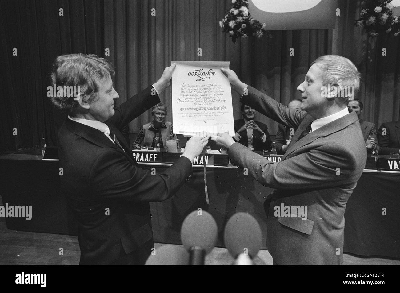 Steenkamp honorary chairman cda hi-res stock photography and images - Alamy