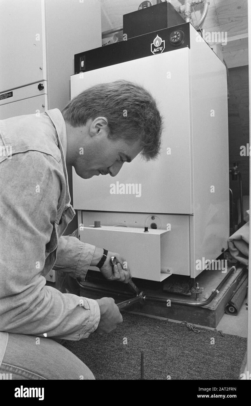 Home heating family Black and White Stock Photos & Images - Alamy