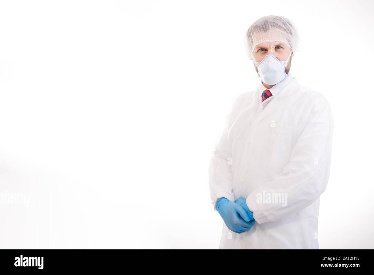 Man wearing smock hi-res stock photography and images - Alamy